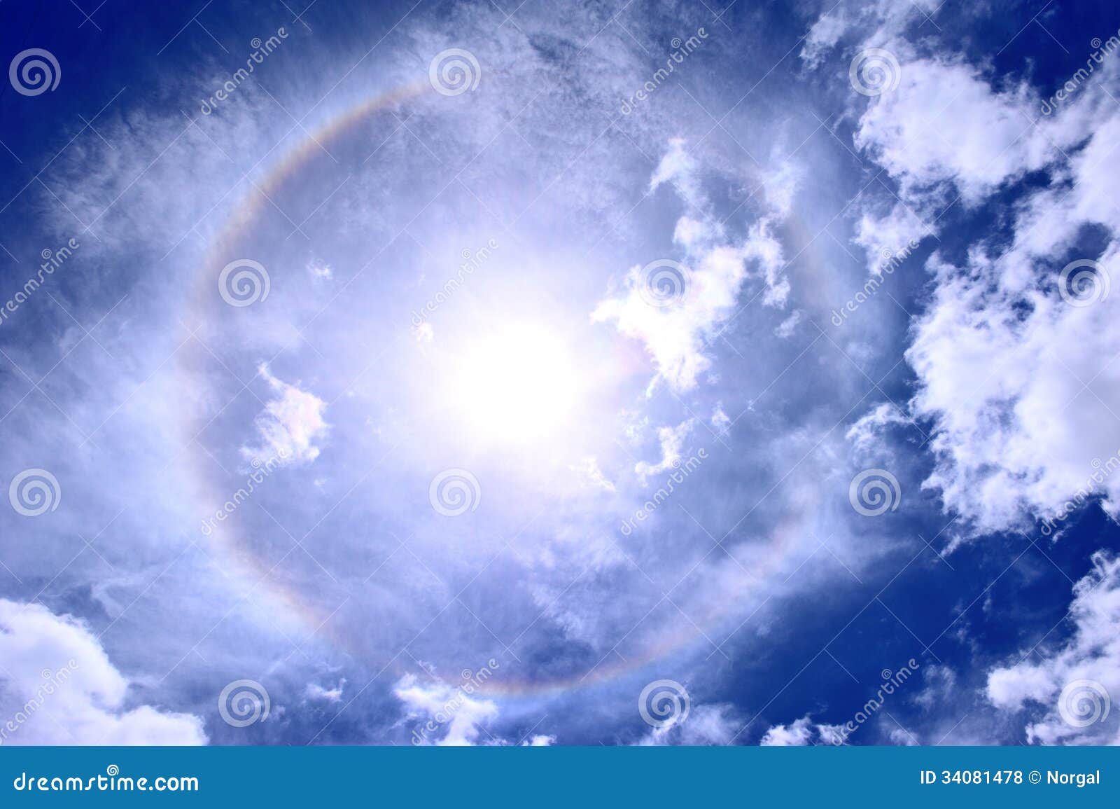 Sun halo stock photo. Image of phenomenon, ultraviolet - 34081478