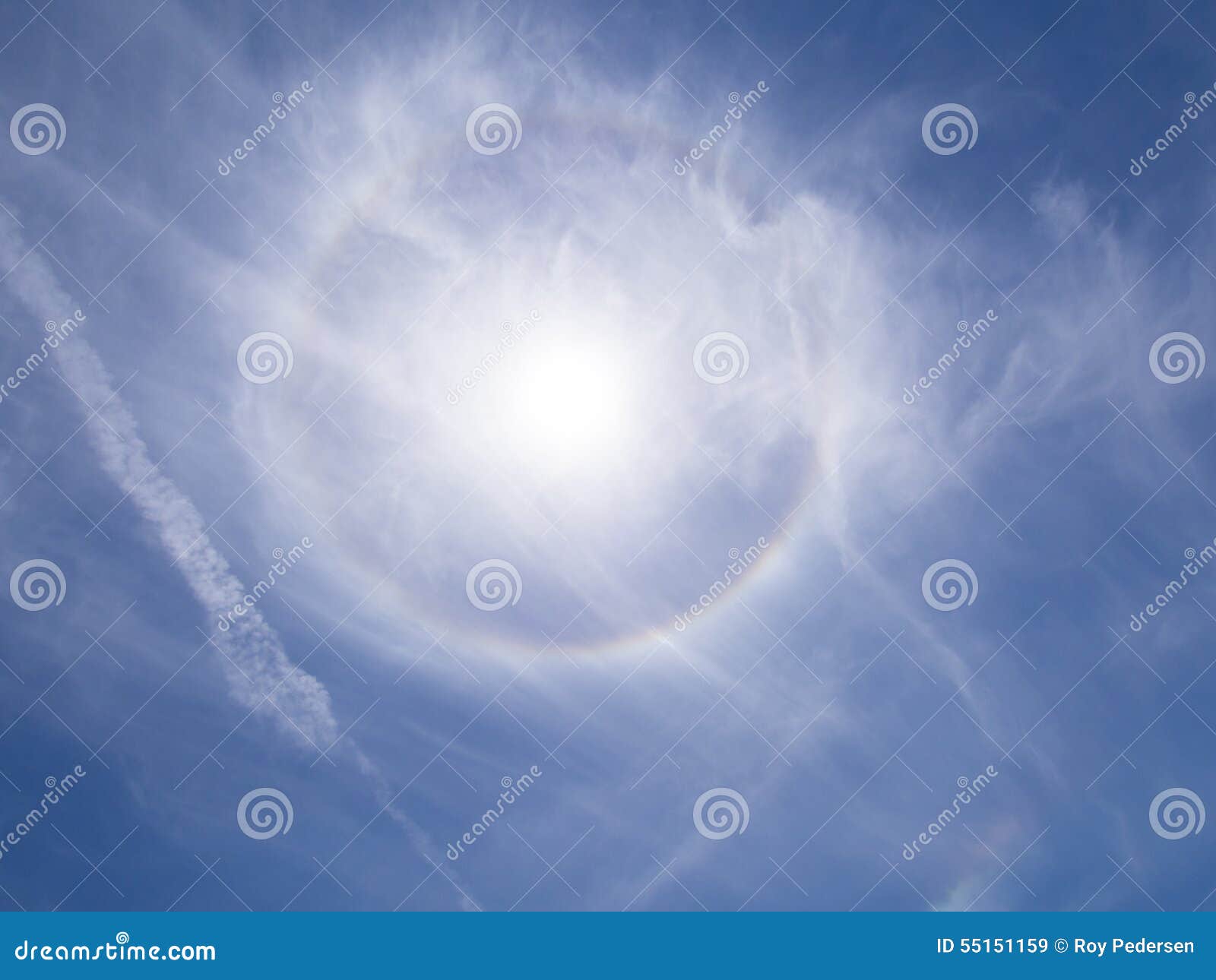 Sun Halo stock image. Image of phenomenon, natural, scenic - 55151159