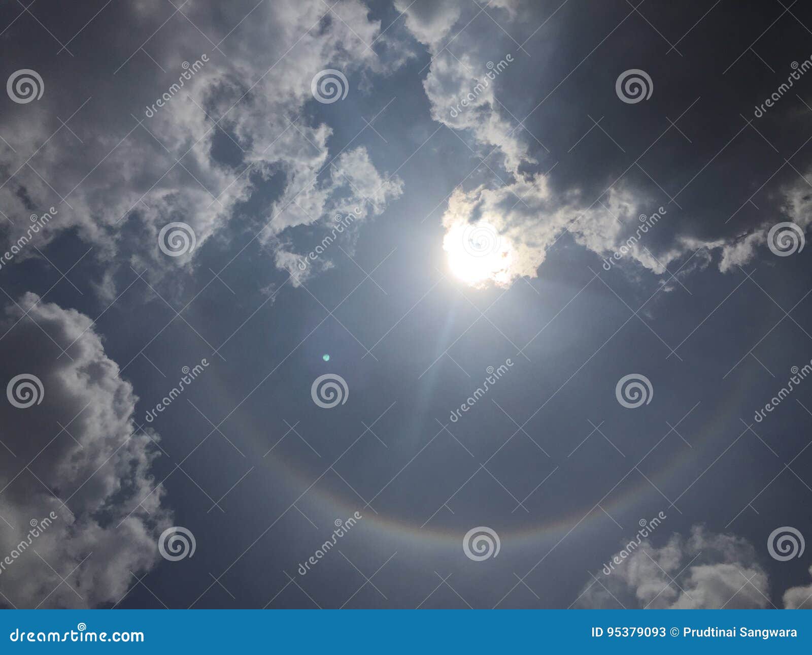 Sun halo stock image. Image of round, nature, solar, sunny - 95379093