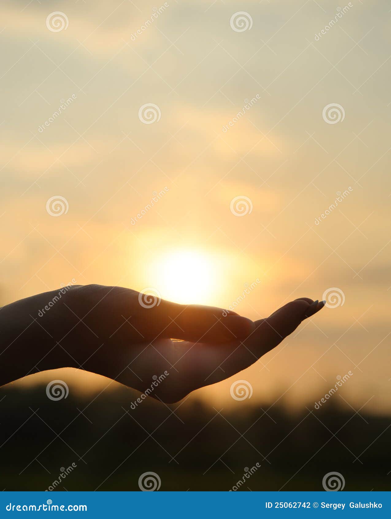 The sun in hand stock photo. Image of harmony, contemplation - 25062742