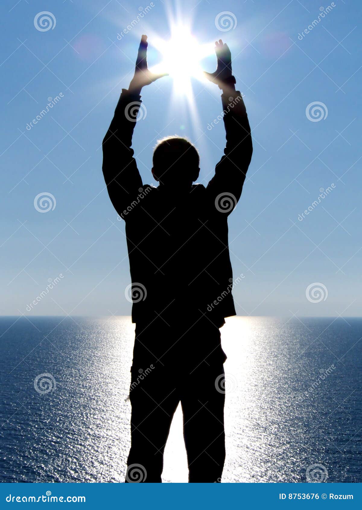 Sun in hand stock photo. Image of brightly, light, human - 8753676