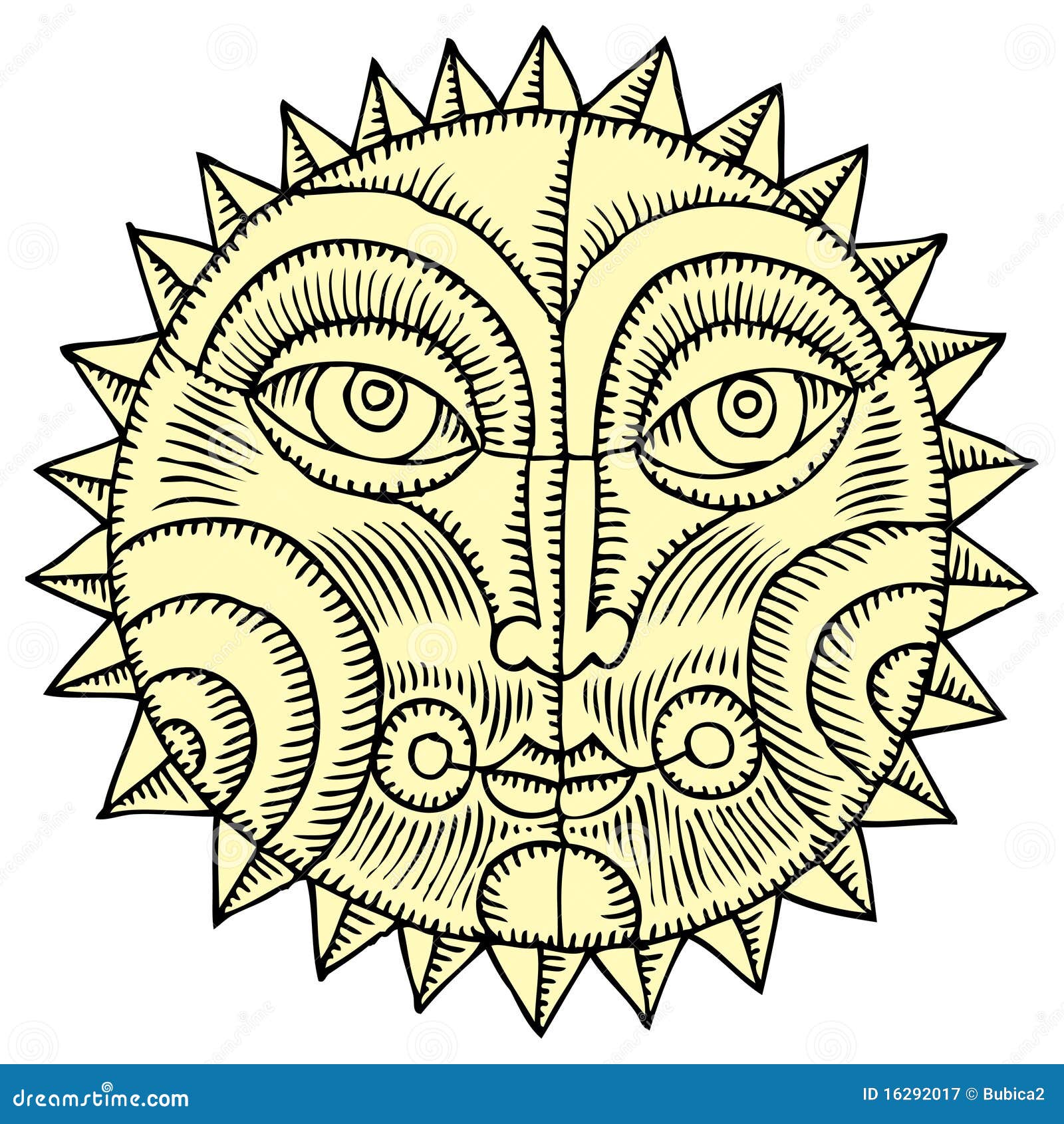 Sun hand drawing stock vector. Illustration of gray, celestial - 16292017