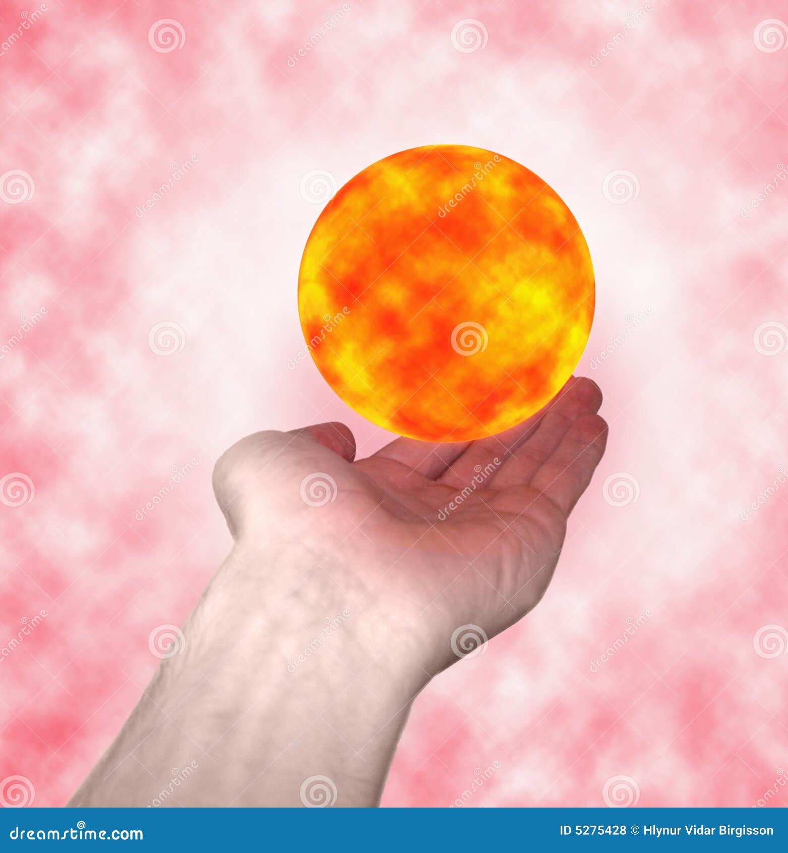 Sun in hands stock photo. Image of contrast, cloudy, hand - 5275428