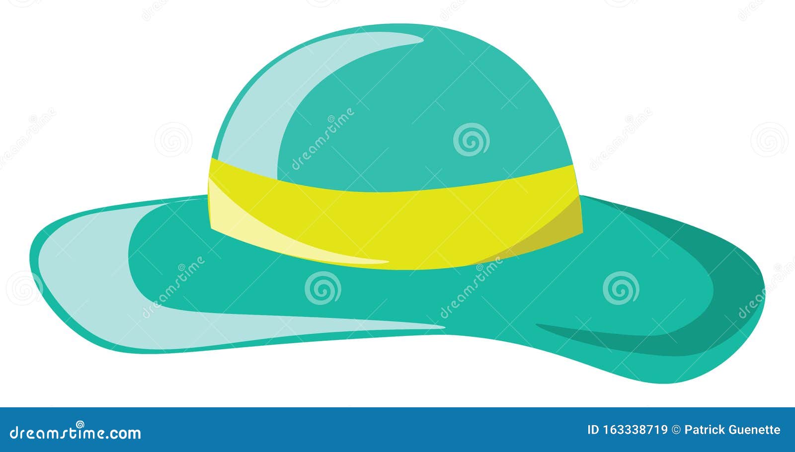 Sun Hat, Illustration, Vector Stock Illustration - Illustration of ...
