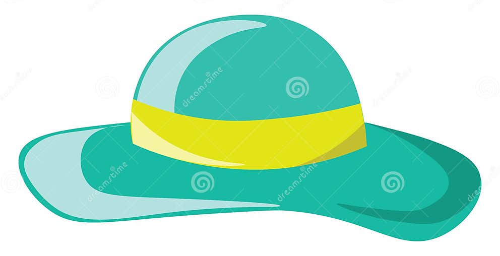 Sun Hat, Illustration, Vector Stock Vector - Illustration of season ...