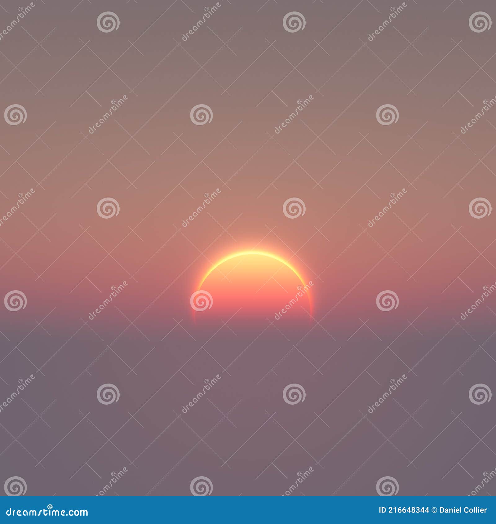 Sun Haze Sky Background stock illustration. Illustration of electric ...