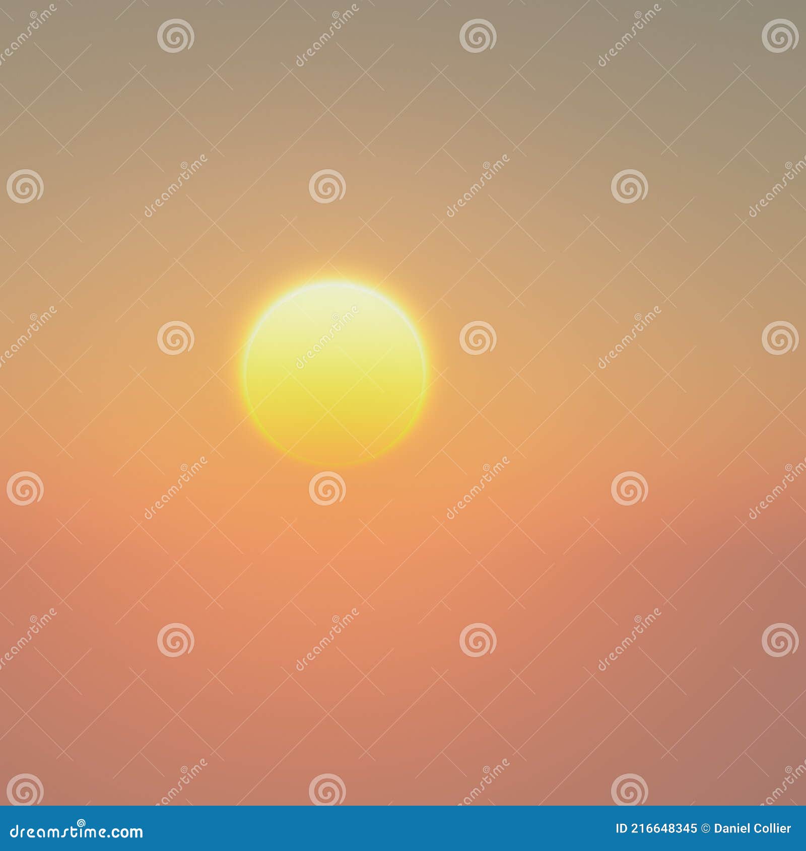 Sun Haze Sky Background stock illustration. Illustration of cosmos ...