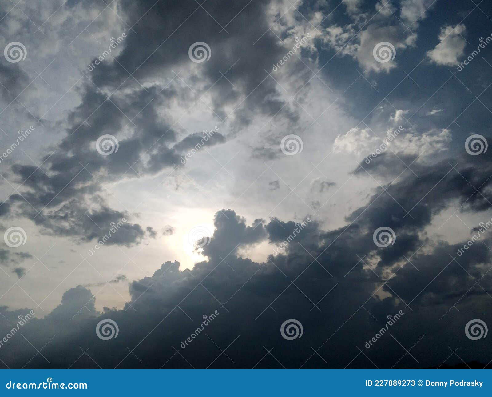 The Sun Hiding Behind Clouds Stock Image - Image of nature, hiding ...