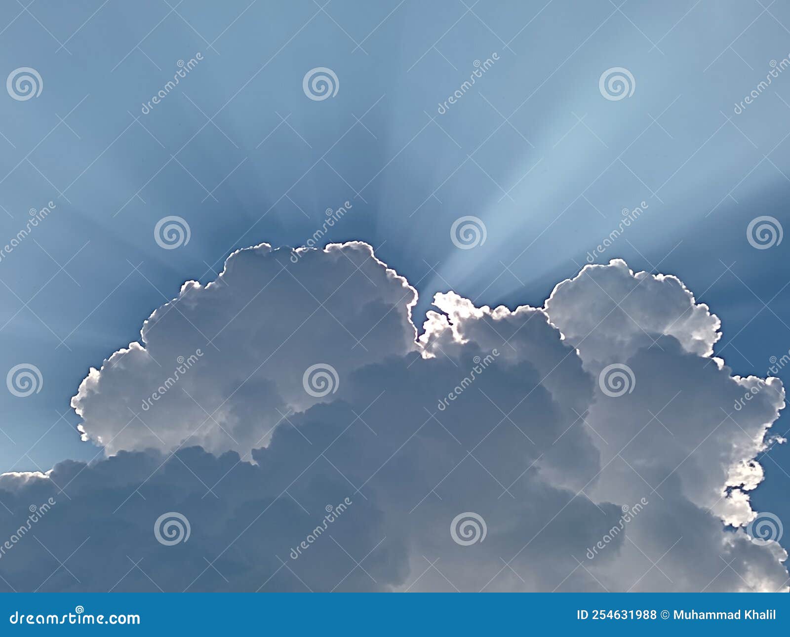 Sun Hiding Behind the Clouds Stock Photo - Image of cloud, wind: 254631988