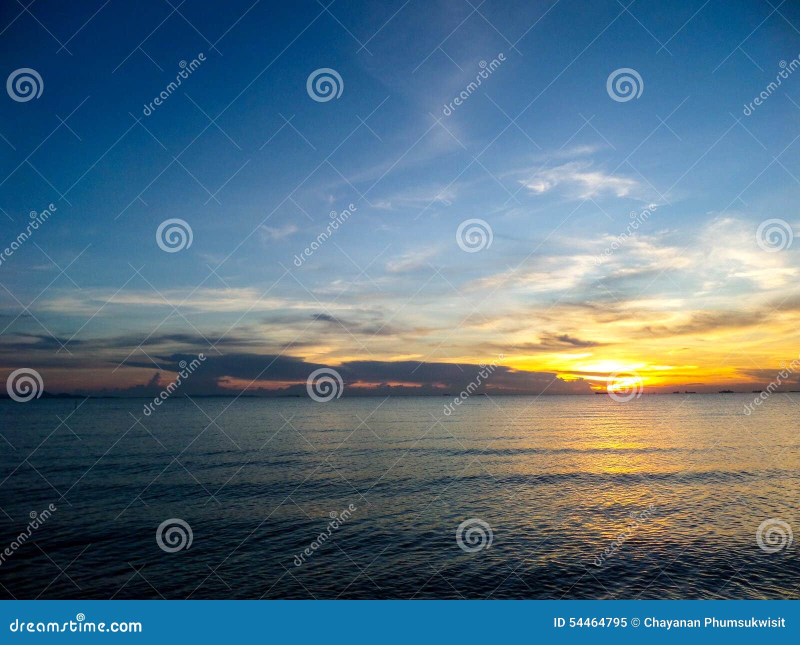 Sun on horizon stock image. Image of color, sand, landscape - 54464795