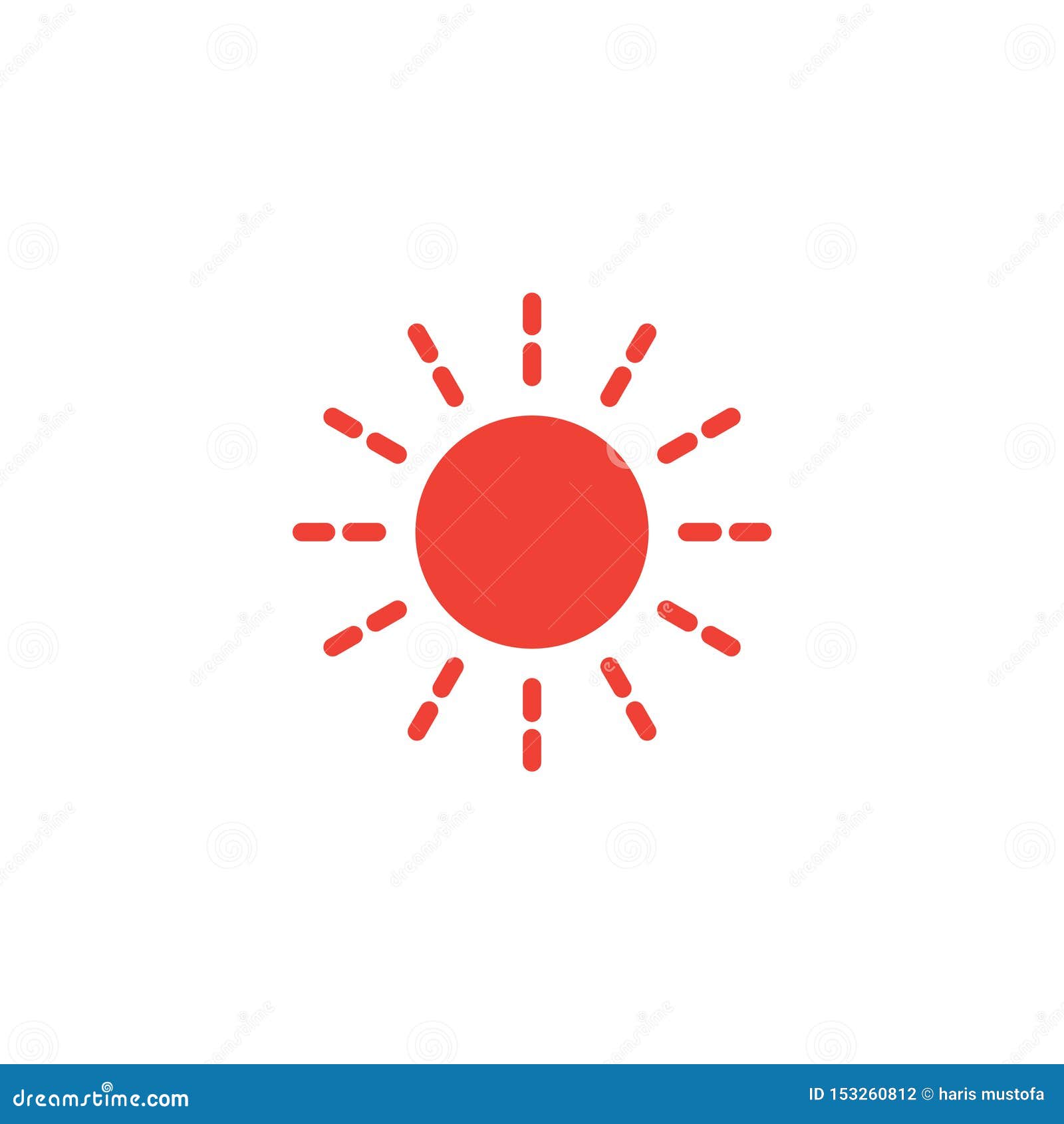 Sun Hot Icon Graphic Design Template Illustration Stock Vector ...