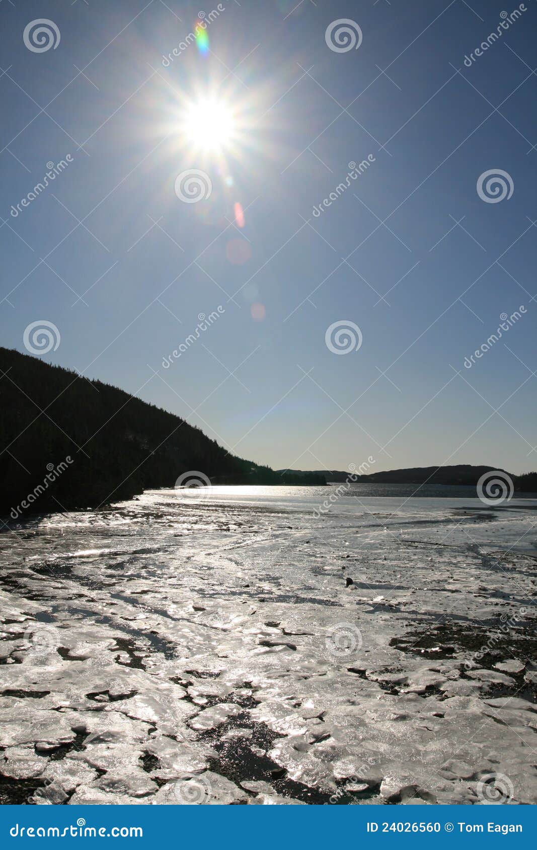 Sun in Ice stock photo. Image of newfoundland, ocean - 24026560