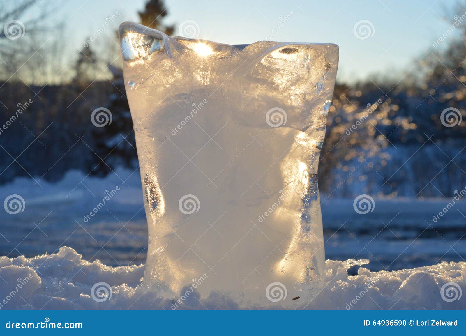 Sun and Ice stock photo. Image of shine, dawn, frost - 64936590