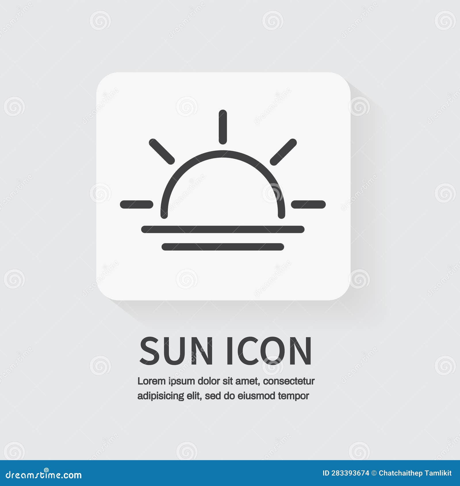 Sun Icon. Flat Icon for Apps and Websites. Vector Illustration Stock ...