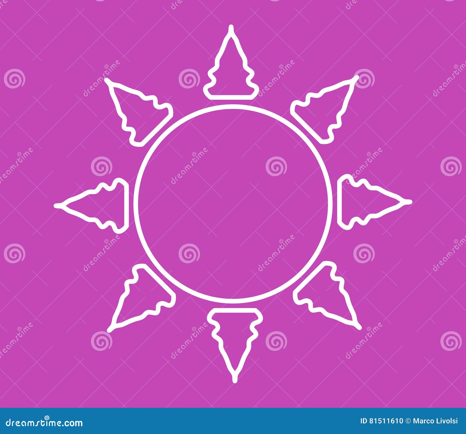Sun icon illustrated stock illustration. Illustration of sunshine ...