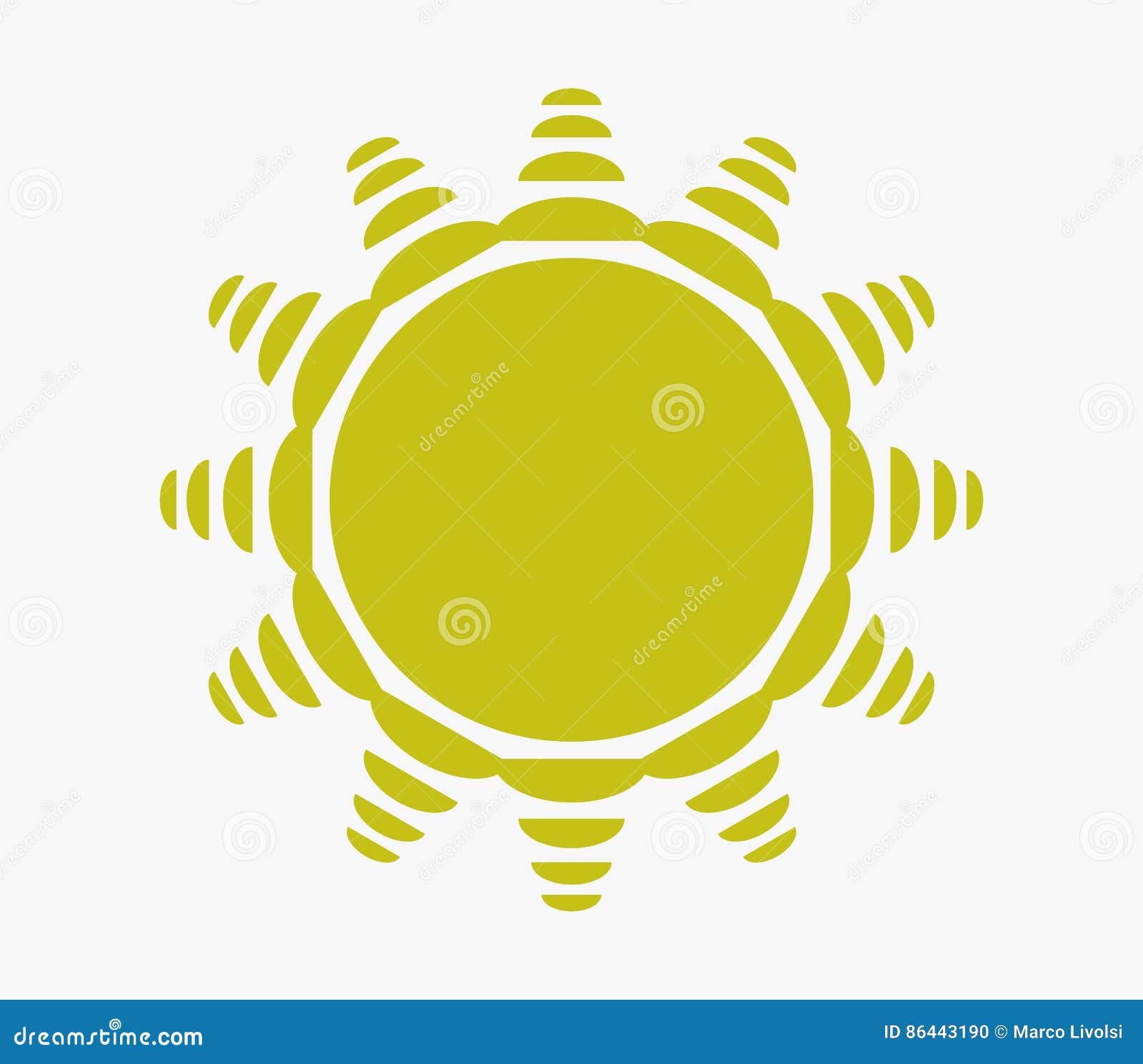 Sun icon illustrated stock illustration. Illustration of graphic - 86443190