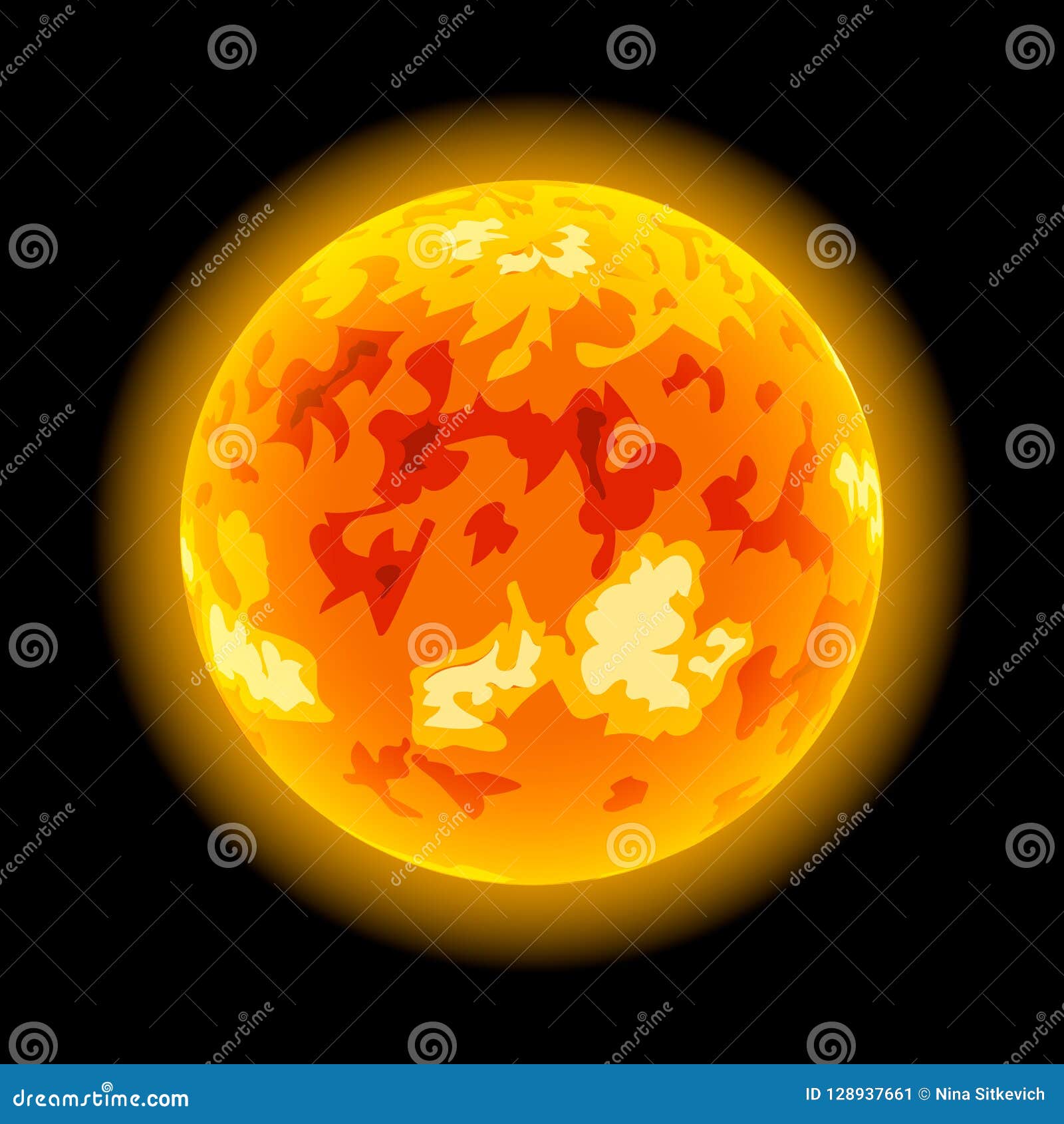 Sun icon, isometric style stock vector. Illustration of light - 128937661