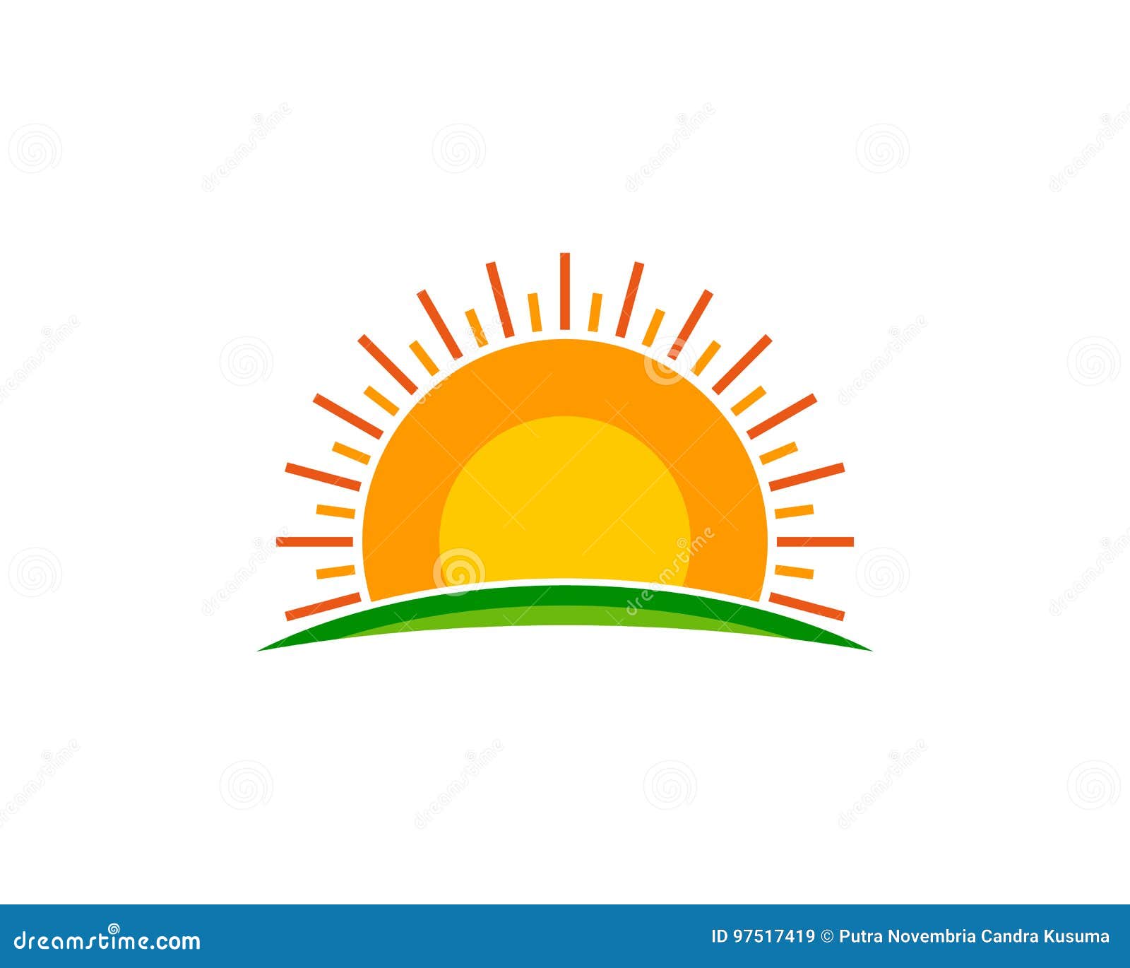 Sun Icon Logo Design Element Stock Vector - Illustration of beam, logo ...
