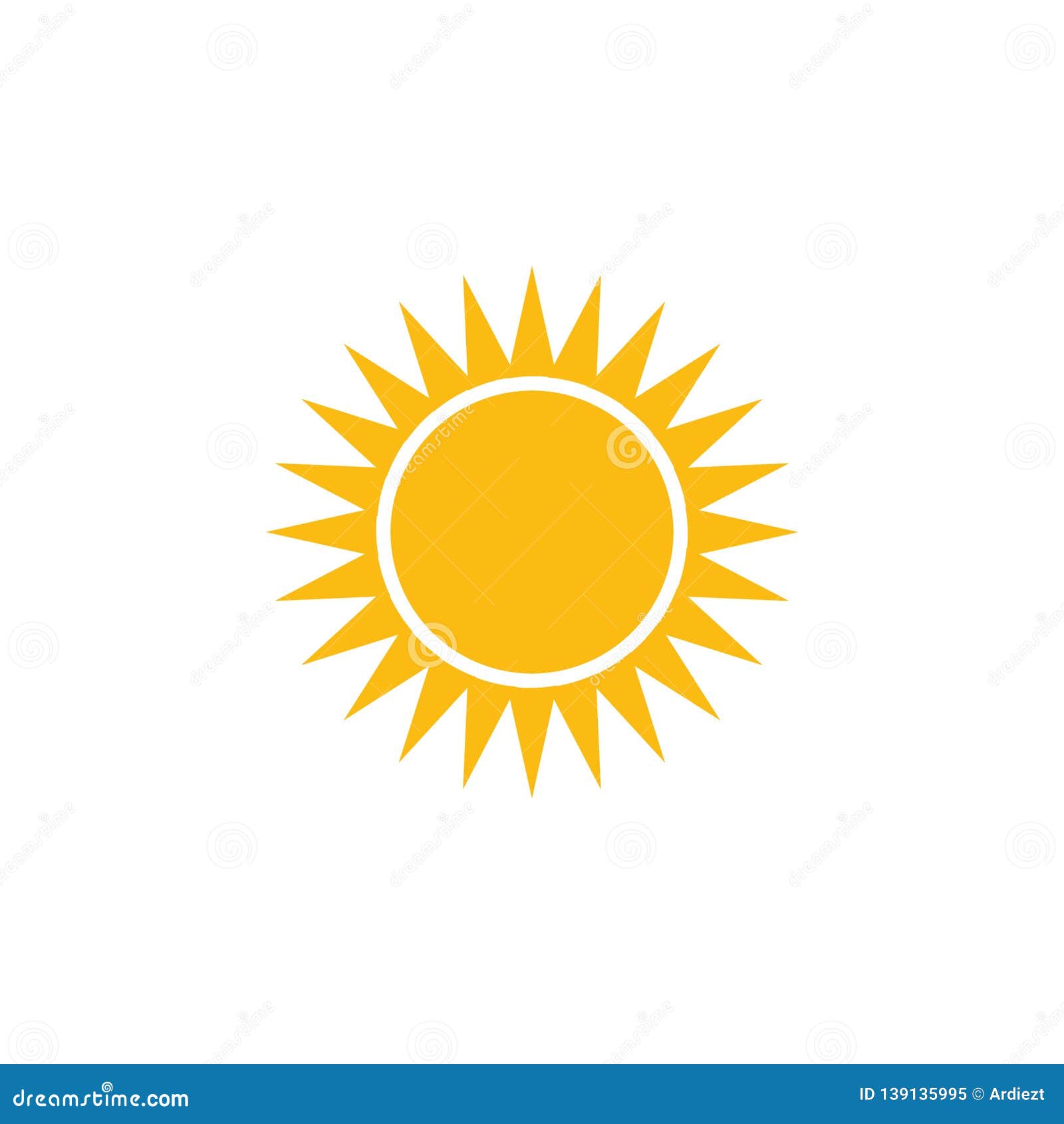 Sun Icon. Modern Weather Icon. Flat Vector Symbols Stock Vector ...