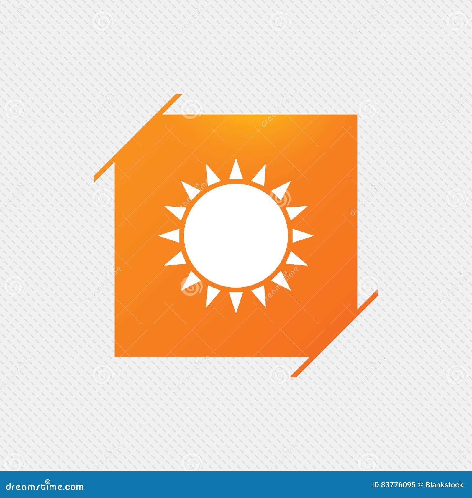 Sun Icon. Sunlight Summer Symbol Stock Vector - Illustration of sign ...
