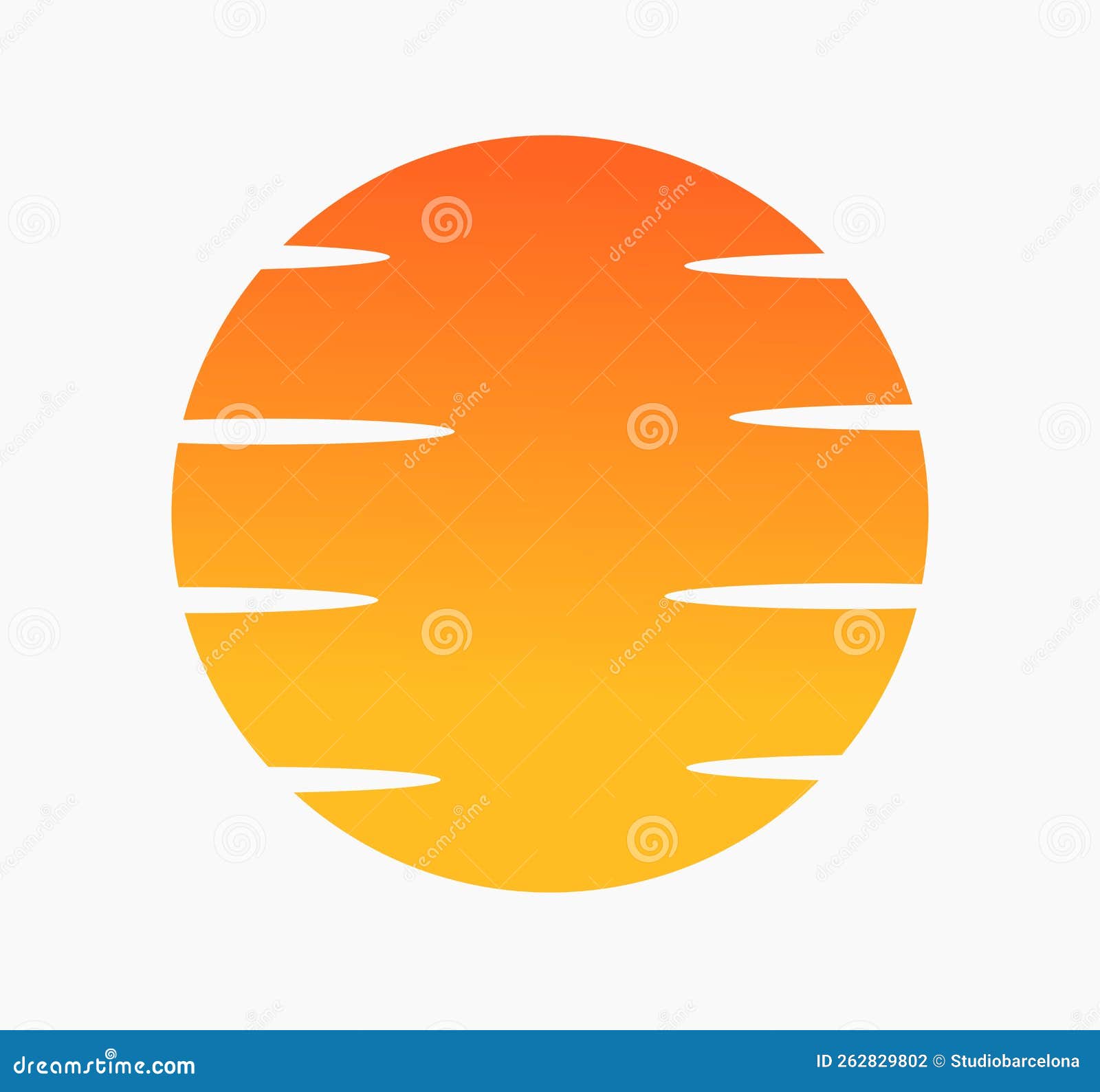 Sun Icon Symbol Isolated on White Background Stock Vector ...