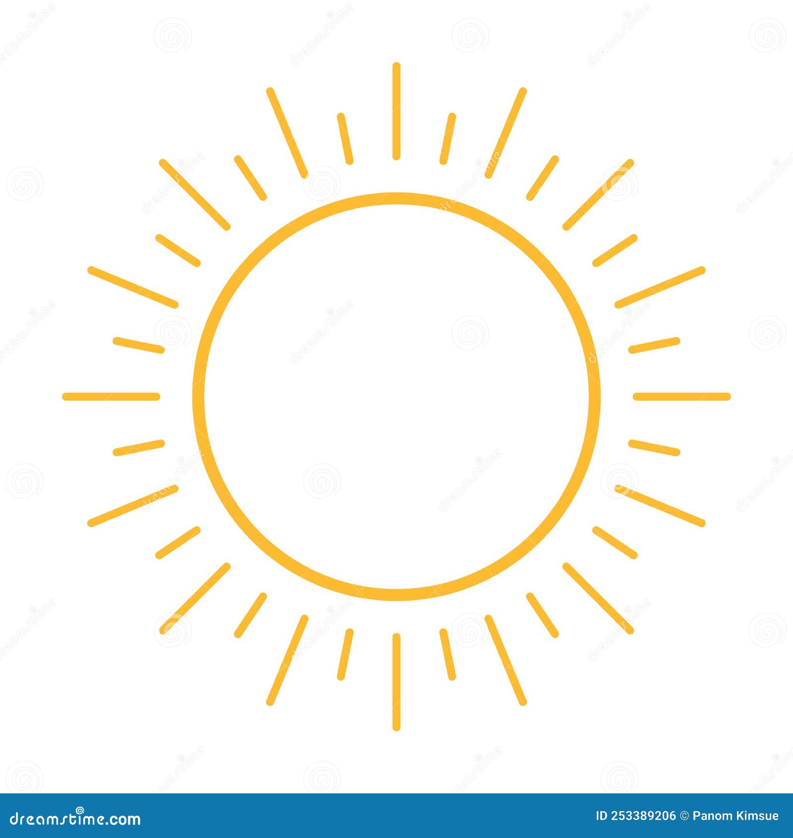 Sun Icon Vector for Your Web Design, Logo, UI. Illustration Stock ...