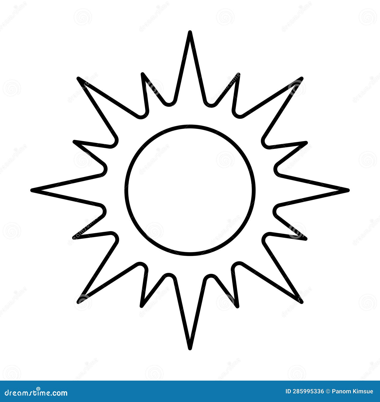 Sun Icon Vector for Your Web Design, Logo, UI. Illustration Stock ...