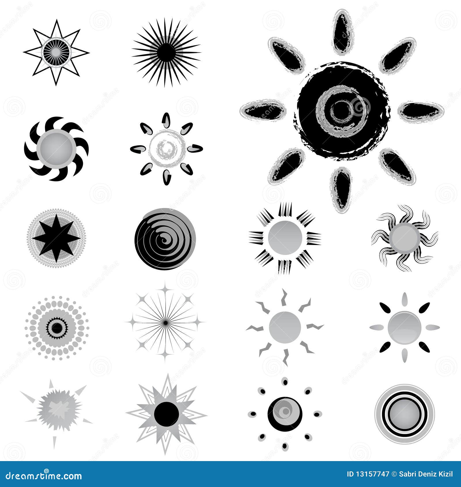 Sun icons stock vector. Illustration of culture, travel - 13157747