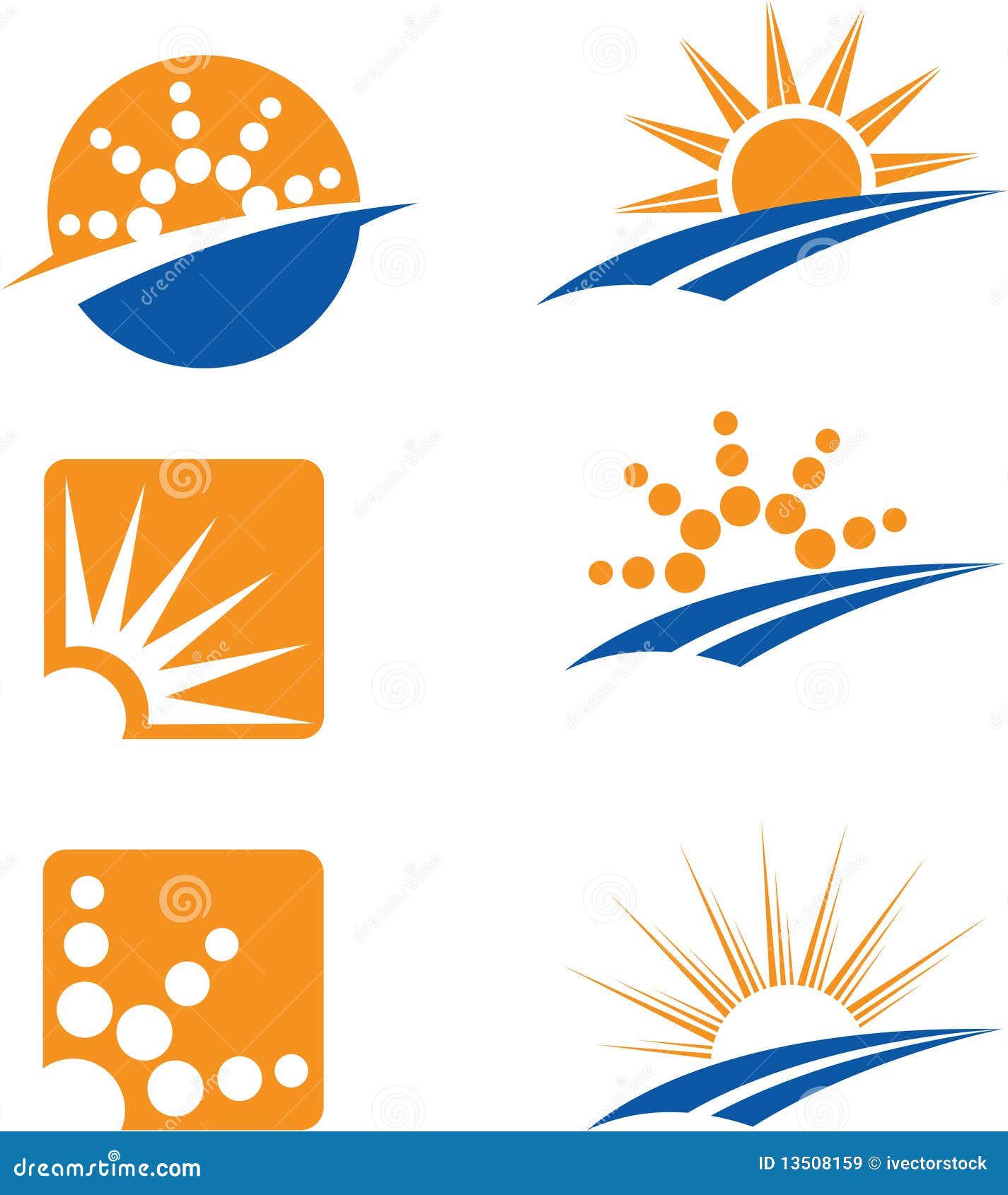 Sun Icons stock illustration. Illustration of climate - 13508159