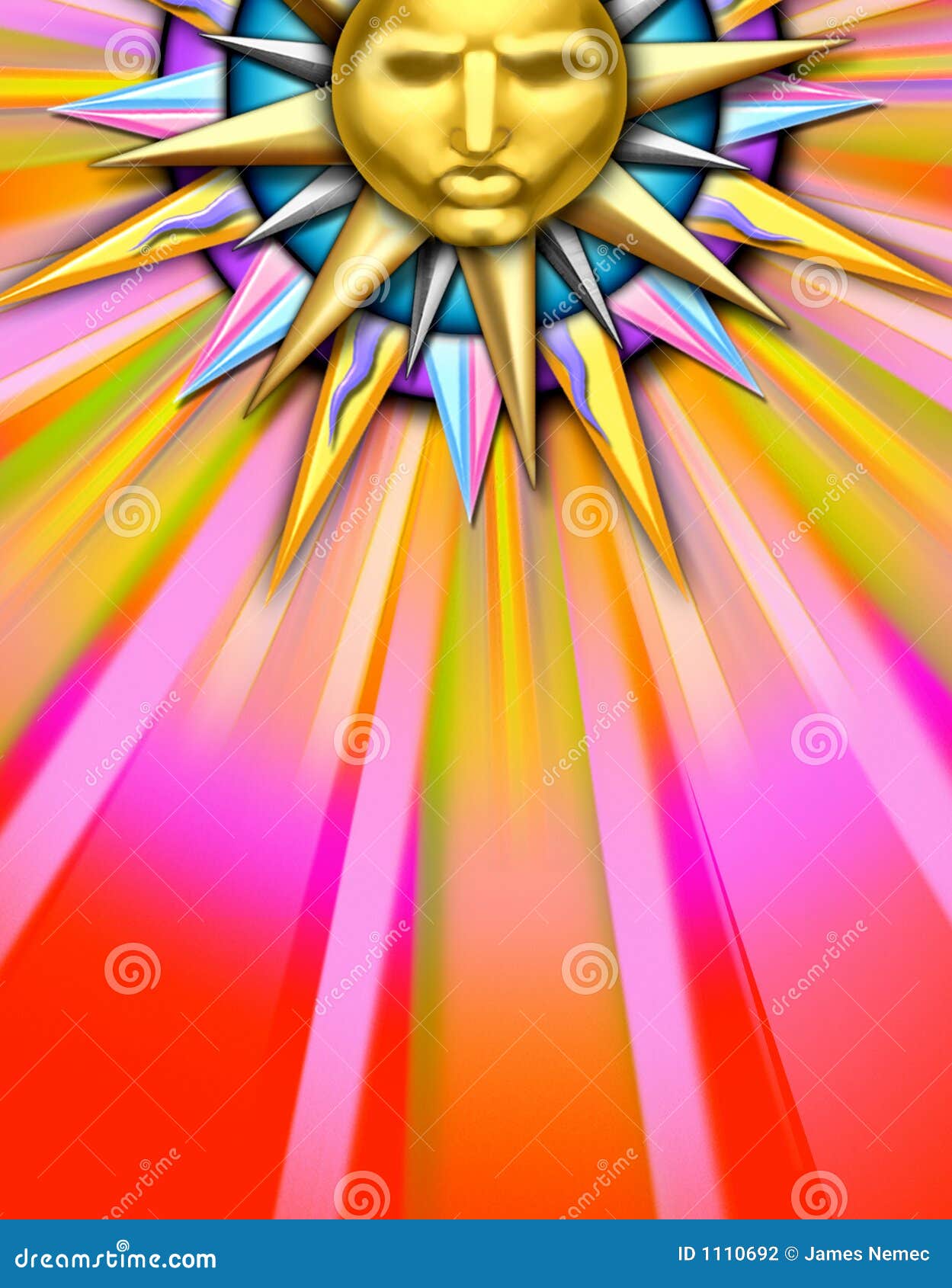 Sun illustration stock illustration. Illustration of daytime - 1110692