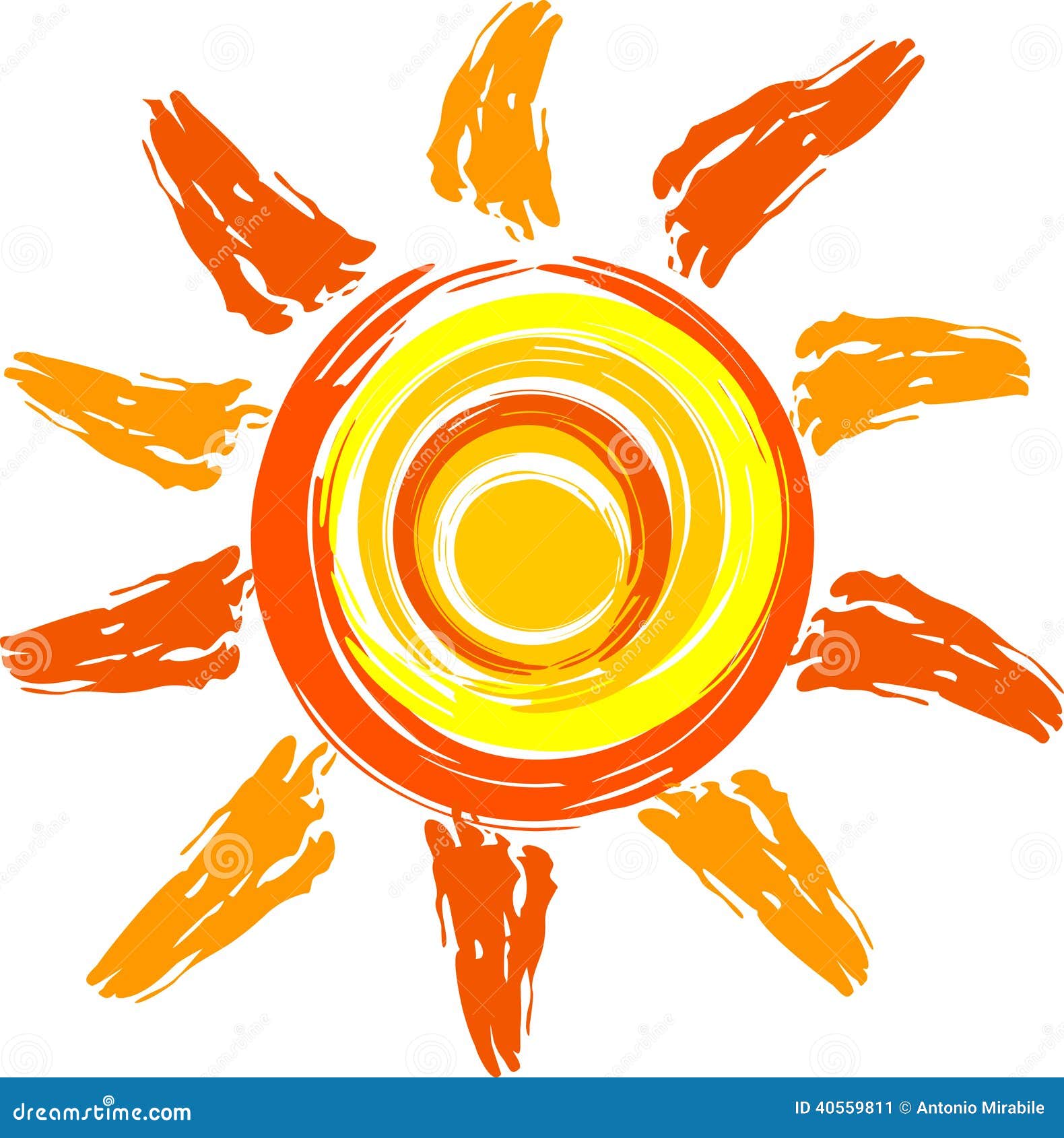 Sun stock illustration. Illustration of sketch, holiday - 40559811