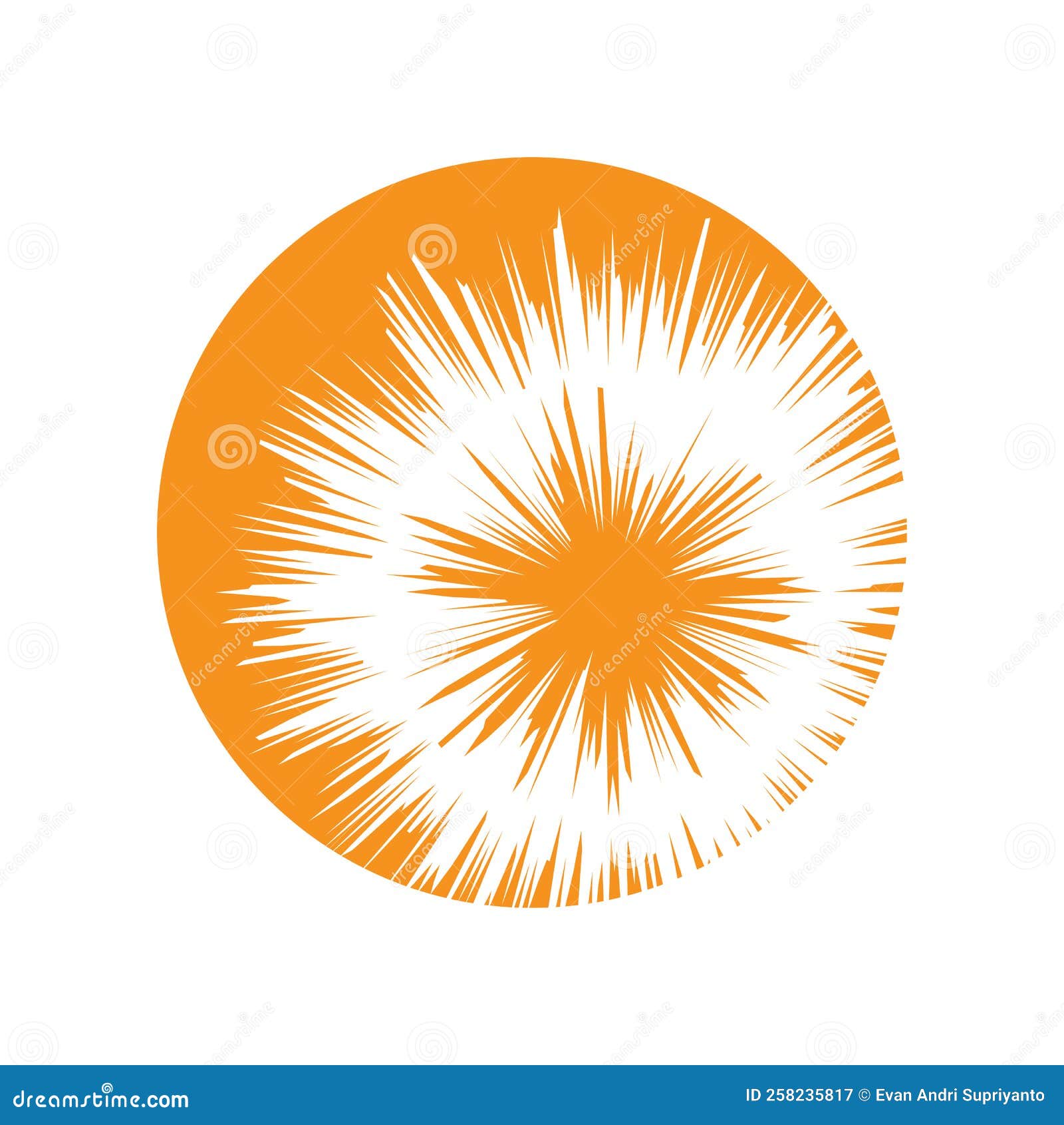 Sun Ilustration Logo Vector Icon Template Stock Vector - Illustration ...