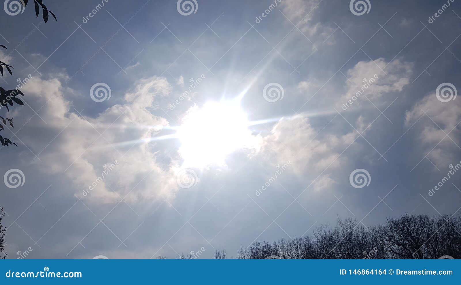 Sun Imploding Effect Taken at Right Time Stock Photo - Image of right ...