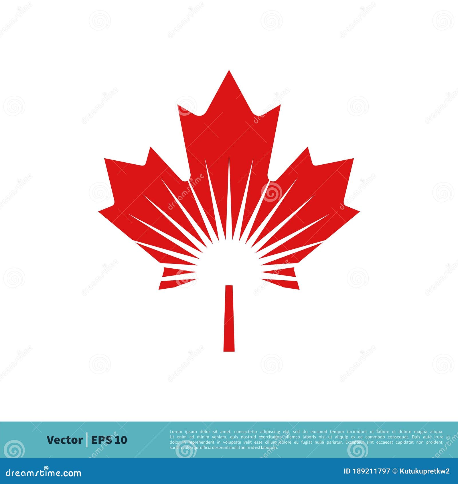 Sun Inside Maple Leaf Icon Vector Logo Template Illustration Design ...