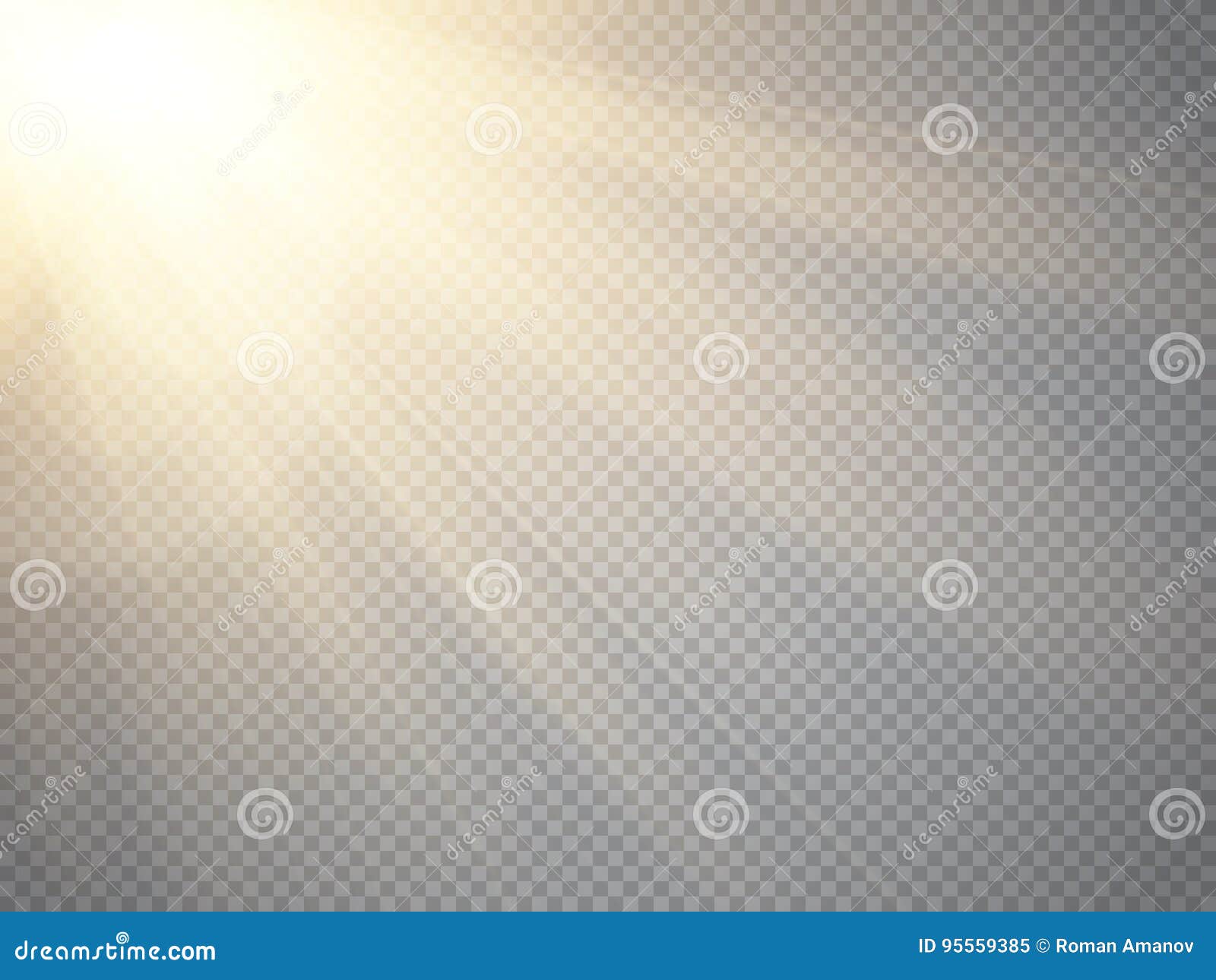 Sun Isolated on Transparent Background. Vector Illustration. Stock ...