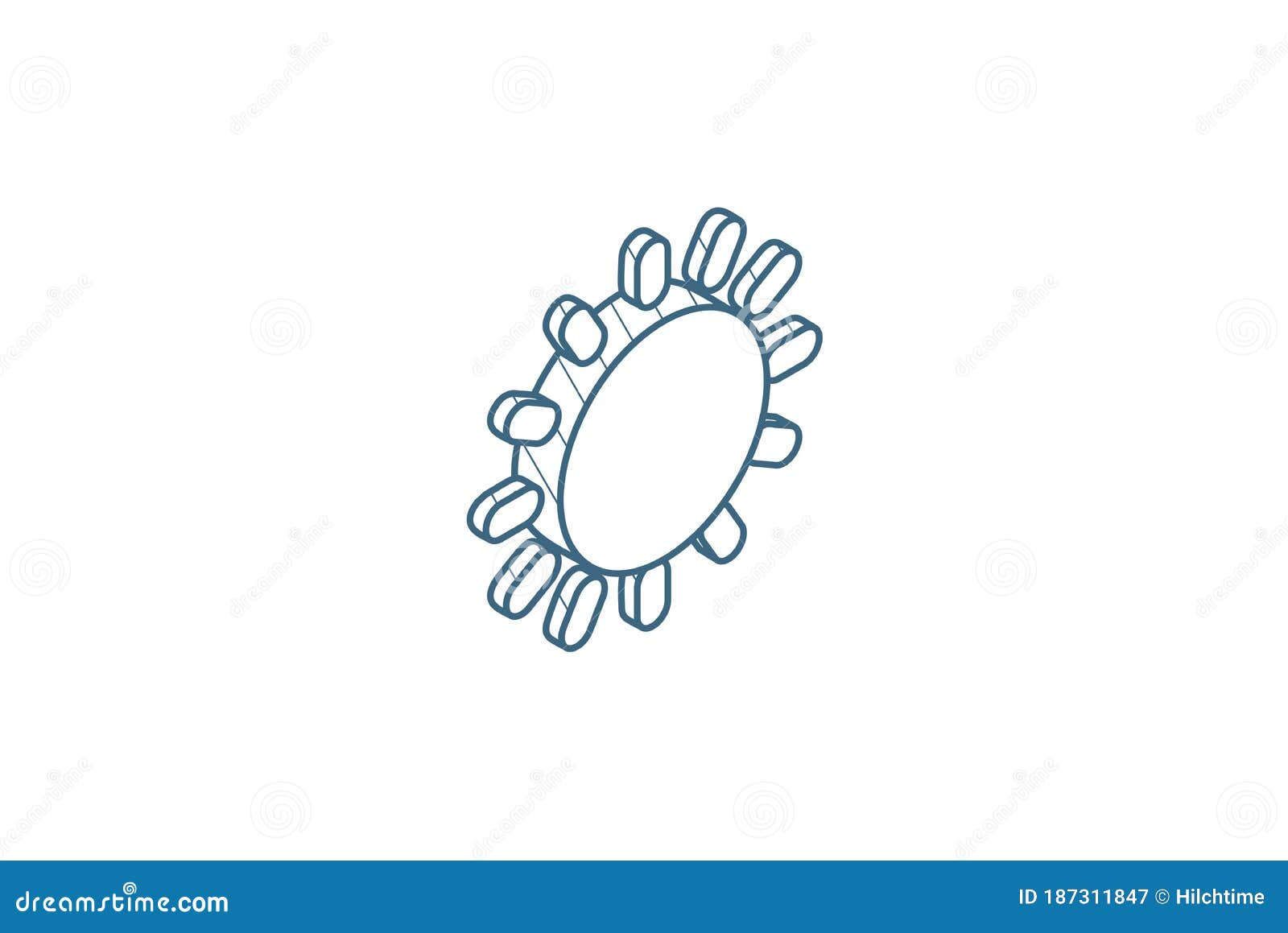 Sun Isometric Icon. 3d Line Art Technical Drawing. Editable Stroke ...
