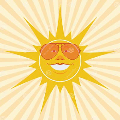 Sun laughing stock illustration. Illustration of icon - 50953442