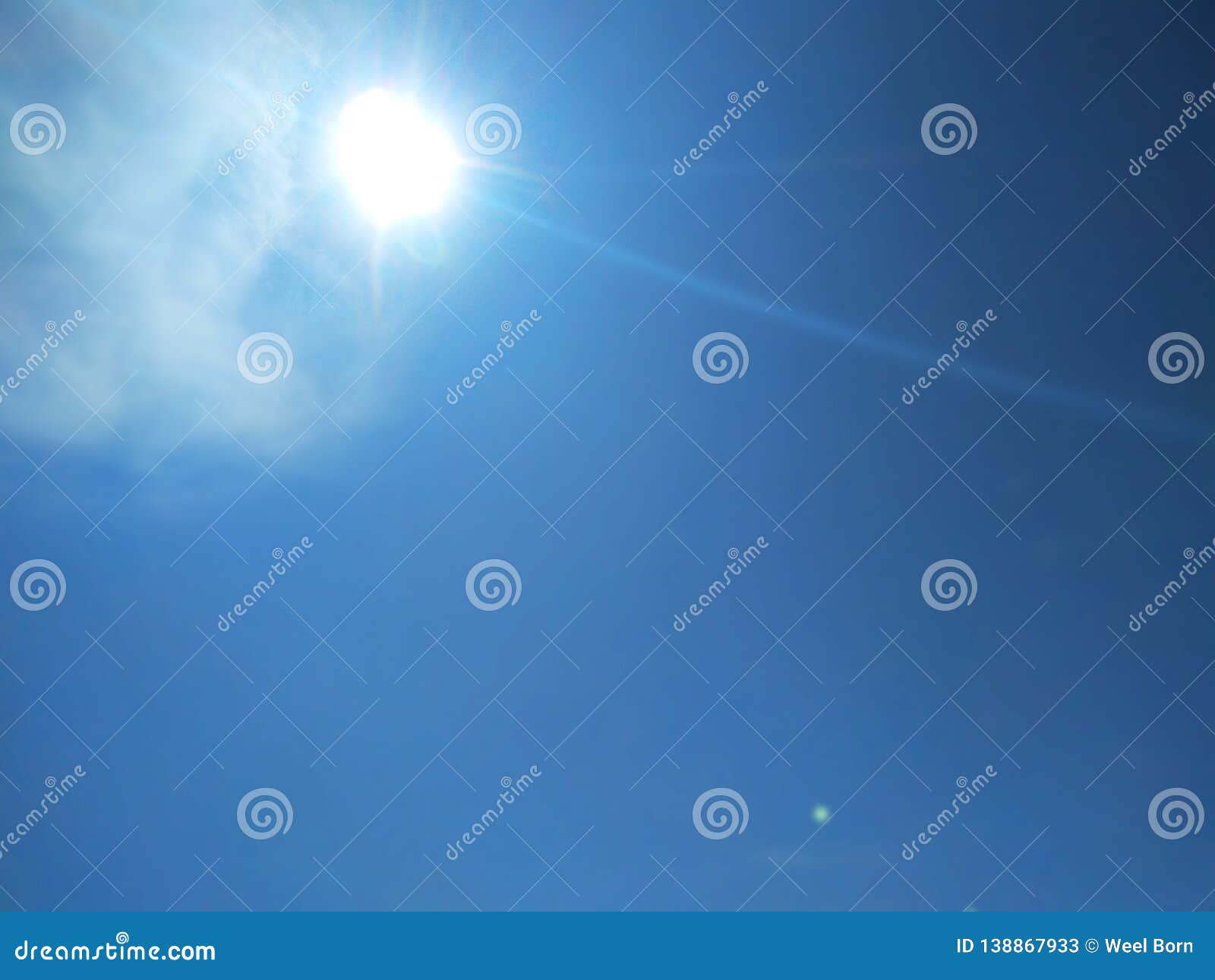Sun light with blue sky stock image. Image of bird, bali - 138867933