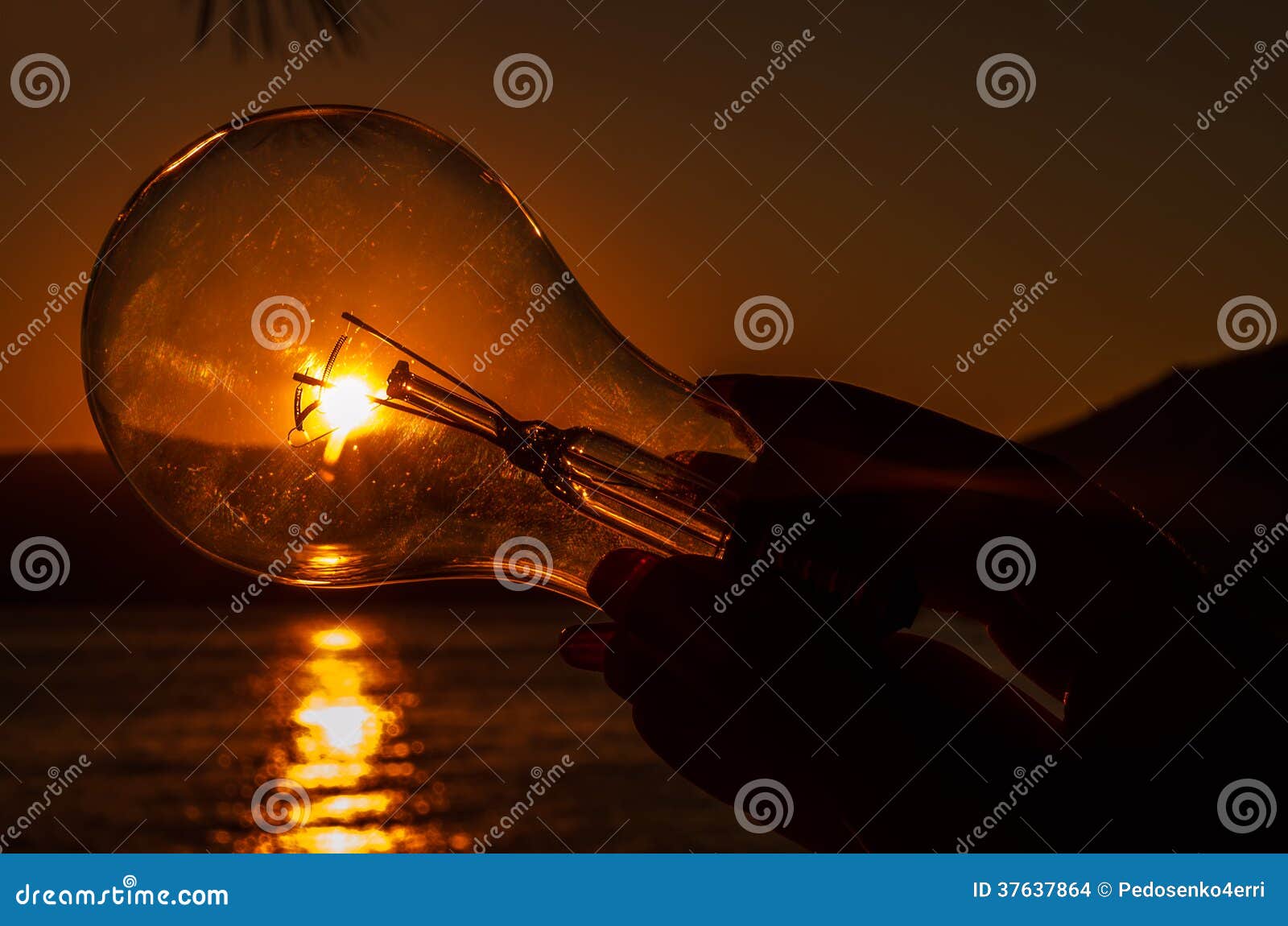 Sun or Light Bulb stock photo. Image of energy, power - 37637864