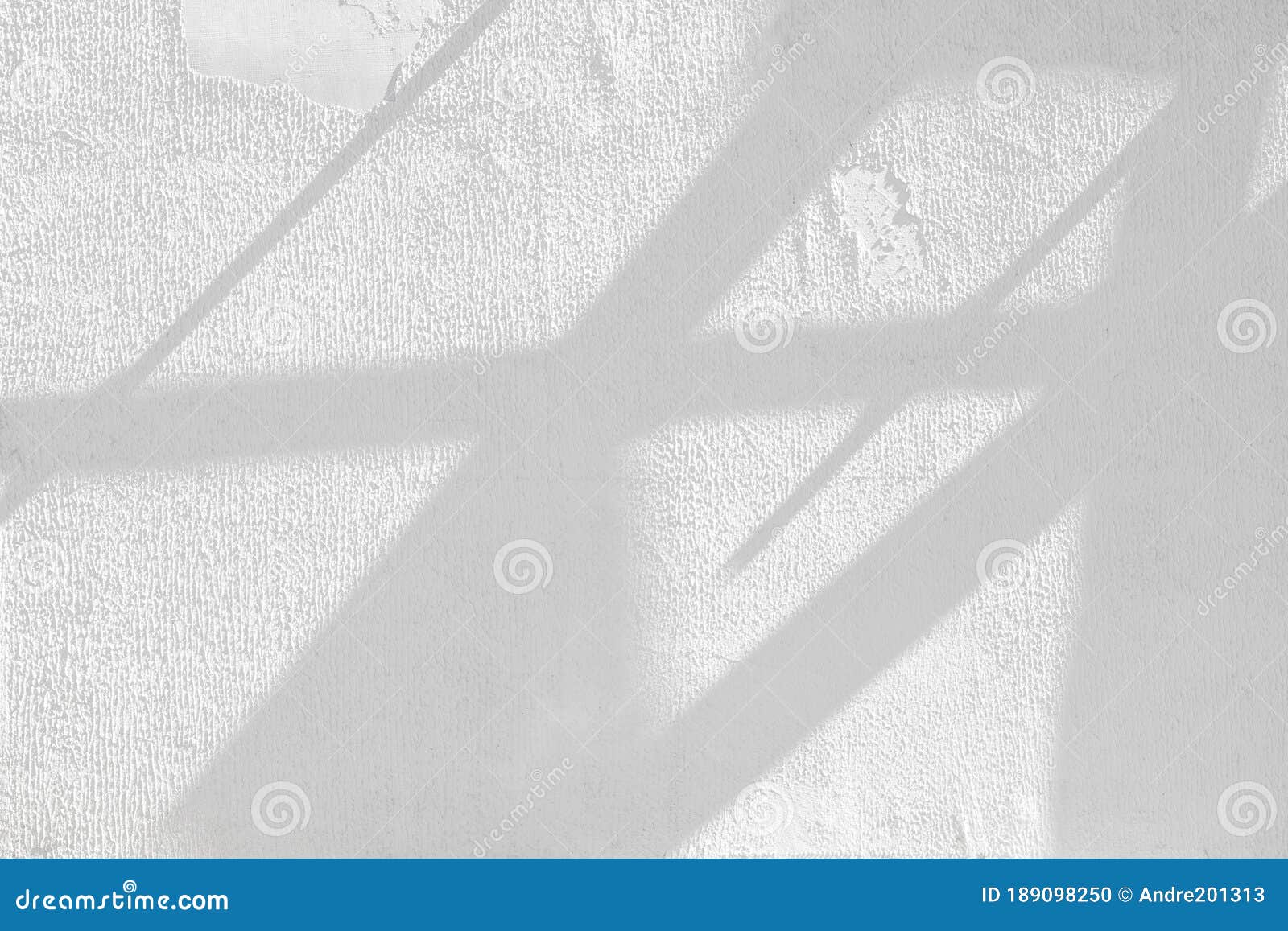 White Plastered Wall with Shadow from Structures Stock Photo - Image of ...