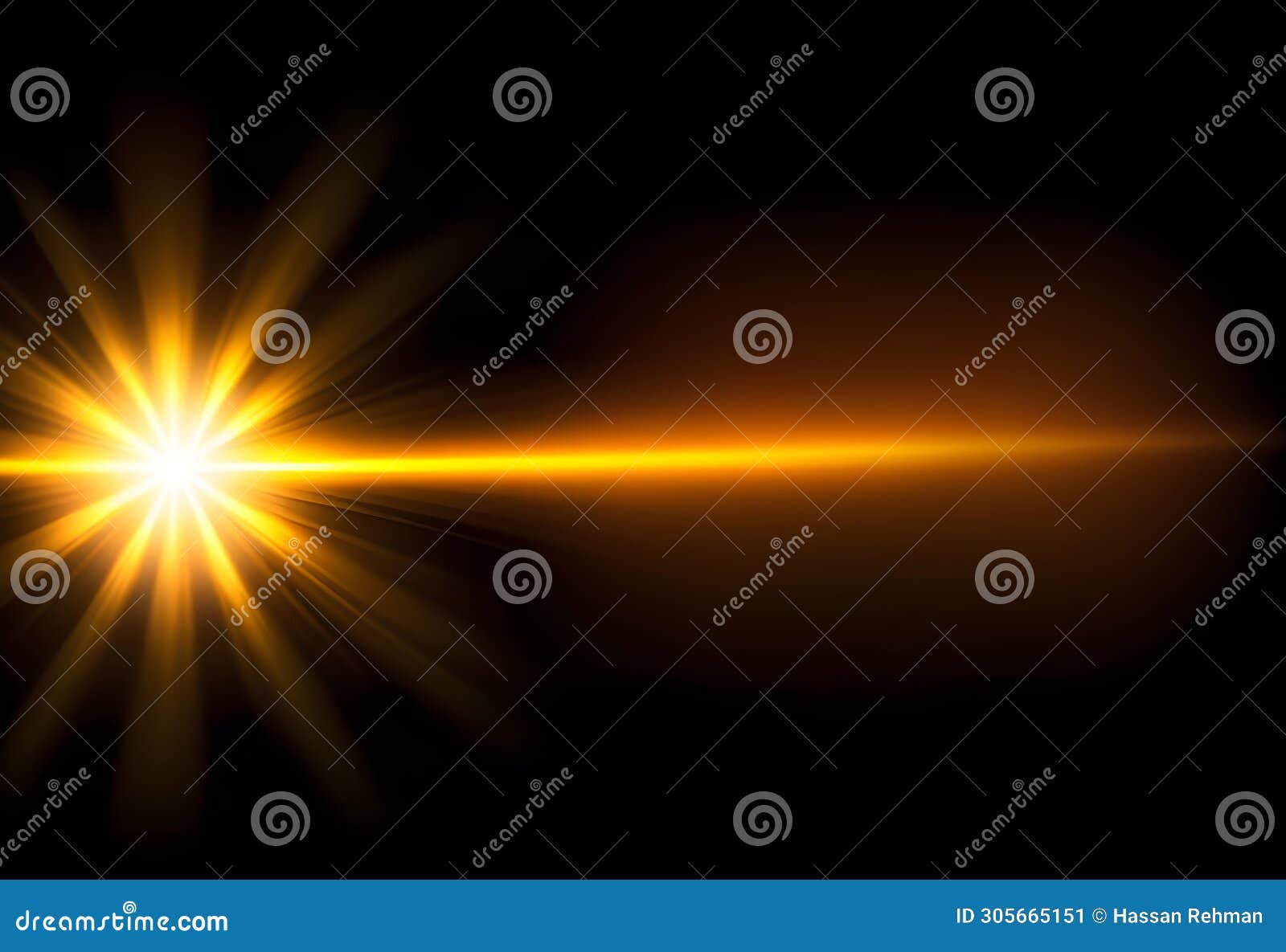 Sun Light Overlay. Sun Rays Overlay. Sun Rays Light Isolated On Black ...