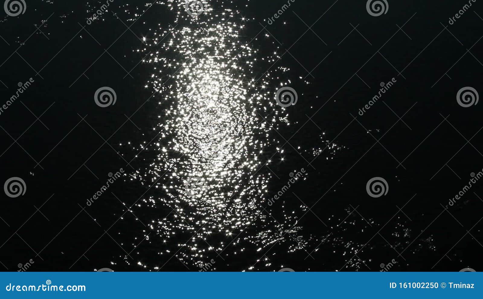 Sun and Light Reflection on Flowing Water, Flash of Light in Water on ...