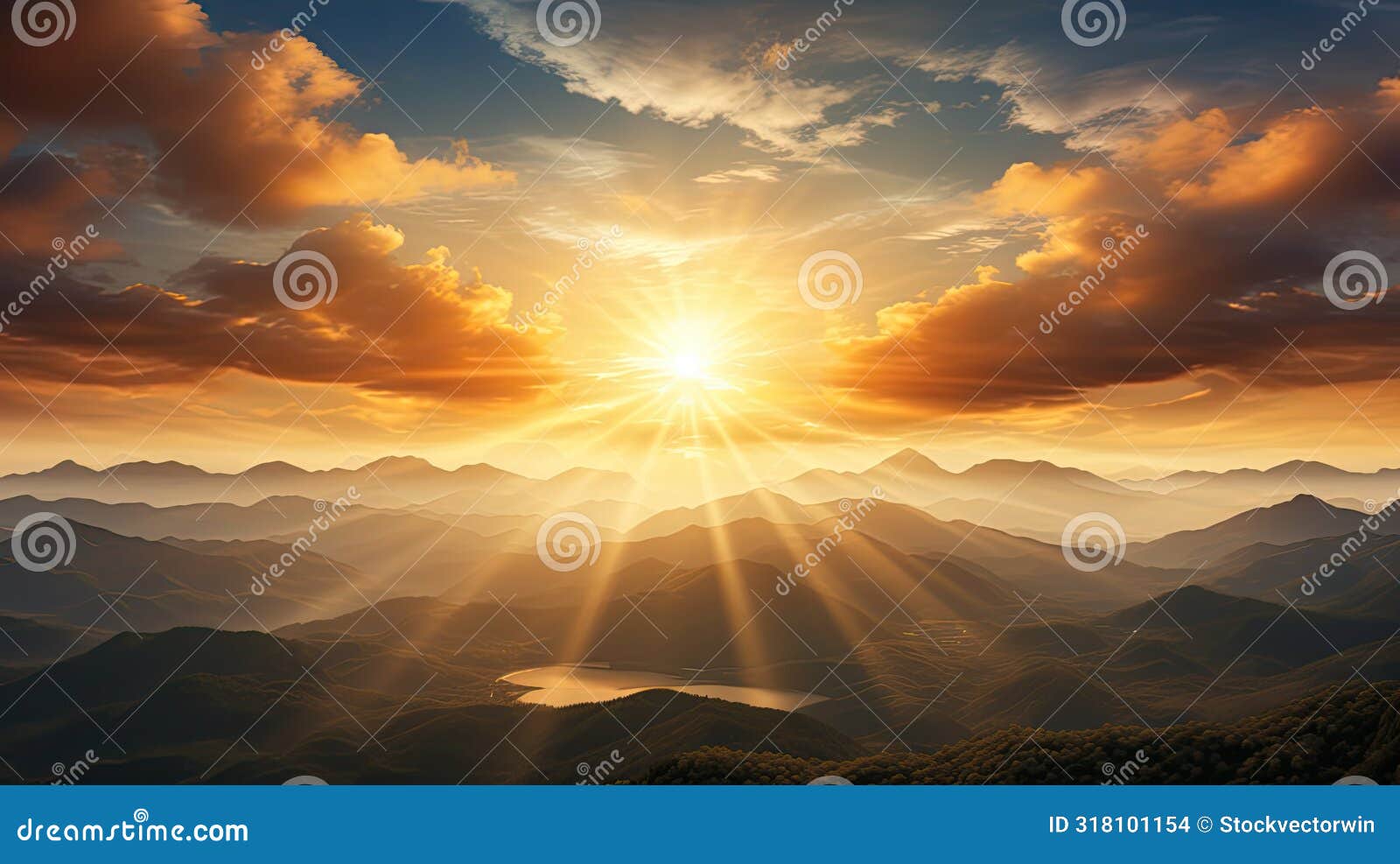 Sun light source stock illustration. Illustration of rising - 318101154