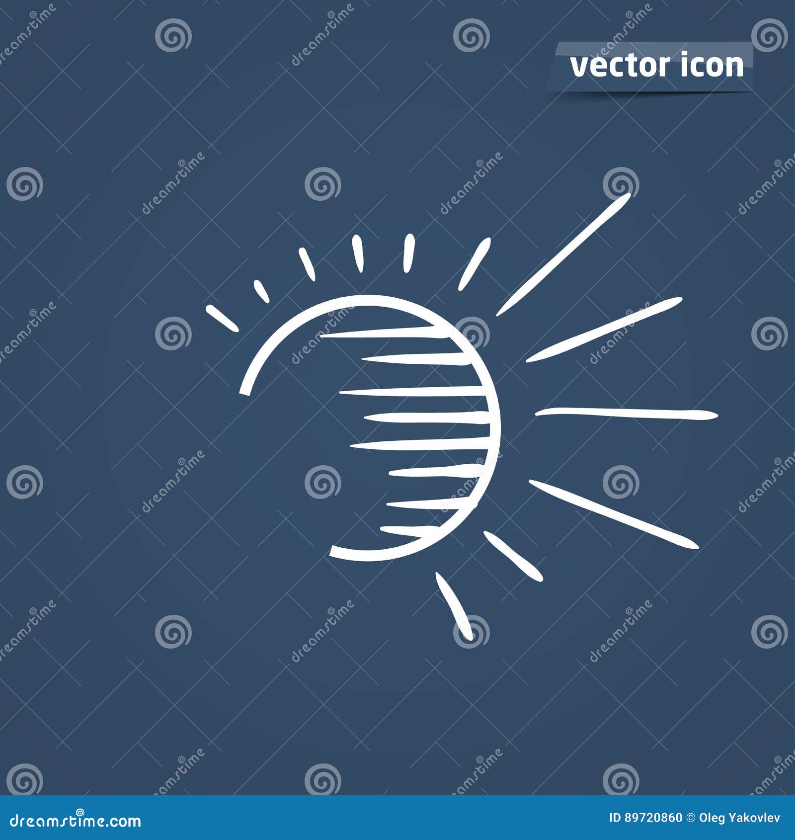 Sun with Lines Line Art Abstract Stock Vector - Illustration of stars ...