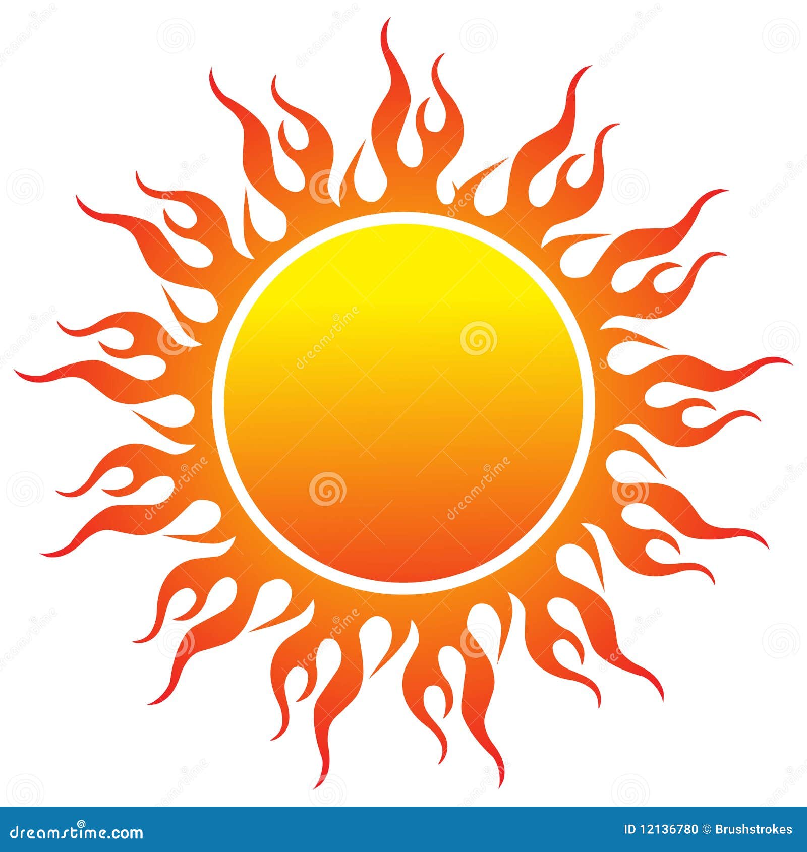 Sun logo stock illustration. Illustration of comic, element - 12136780