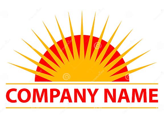 Sun logo stock illustration. Illustration of morning - 14830506