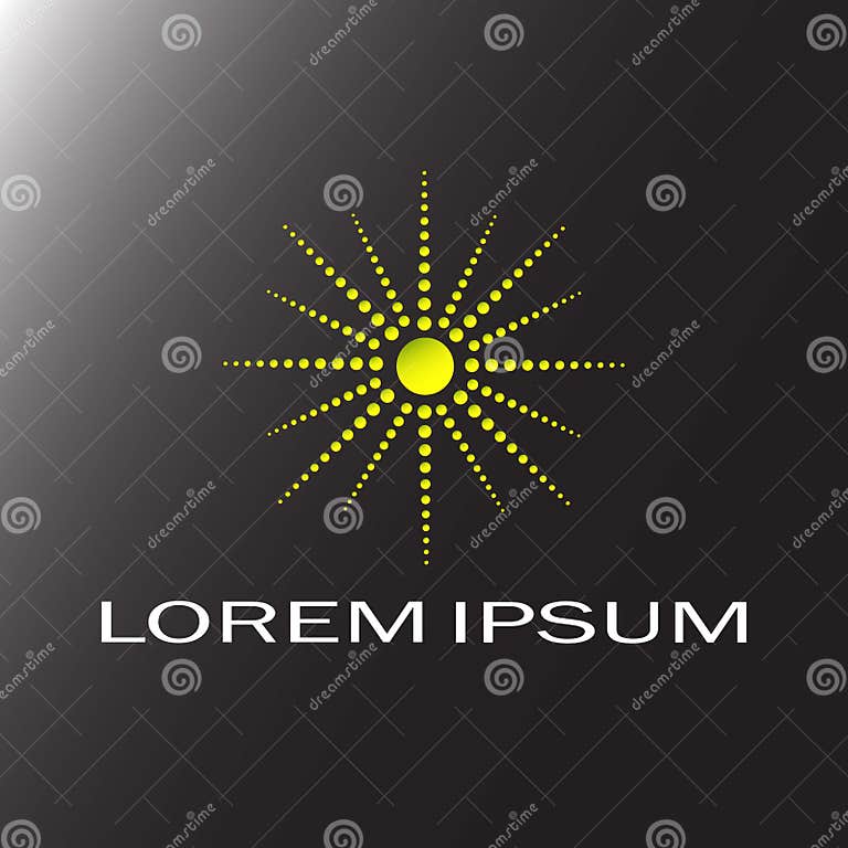 Sun Logo, Abstract Sun, Vector Logo Template. Simple Logo Stock Vector ...