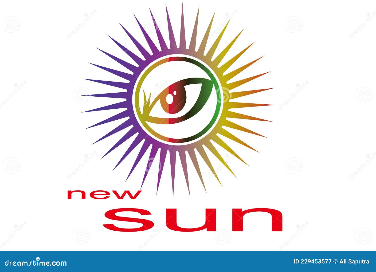 Sun Logo.. Bright Sun. Morning Sun Stock Illustration - Illustration of ...