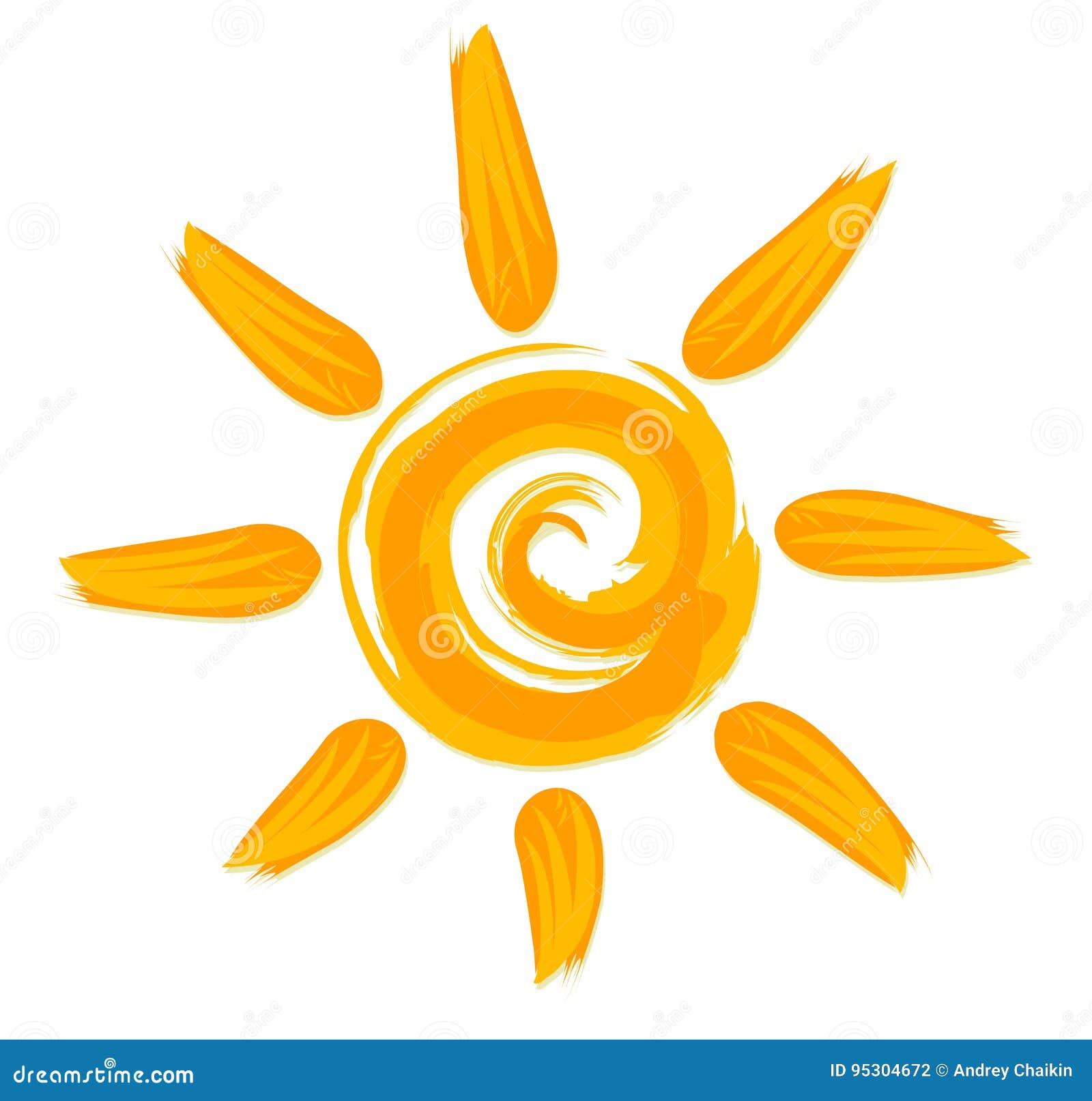 The Sun Logo. stock vector. Illustration of symbol, star - 95304672