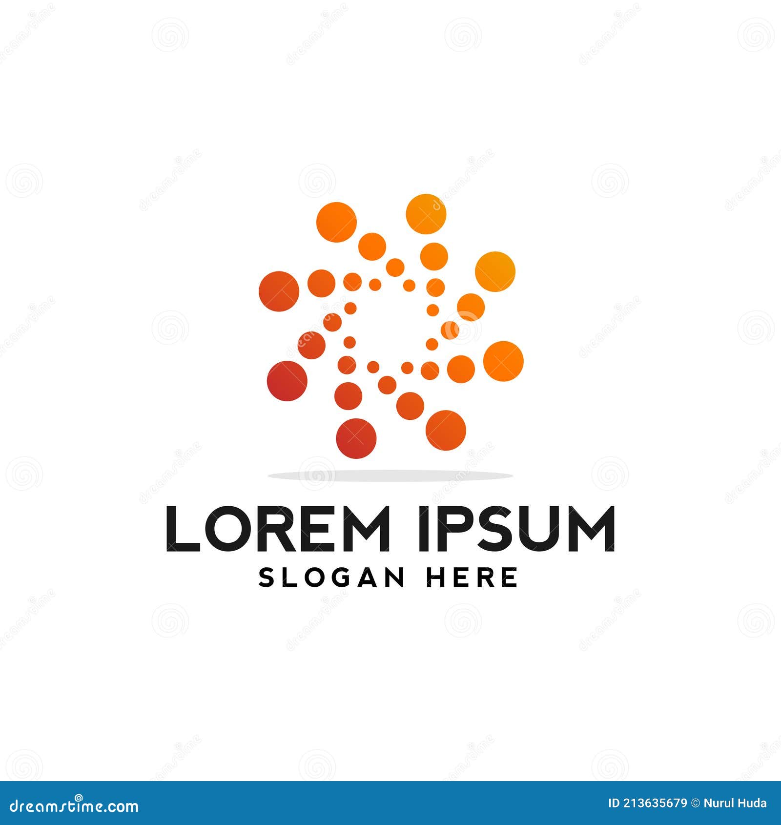 Sun Logo Design Modern Circle Icon Symbol Vector Template Stock Vector ...